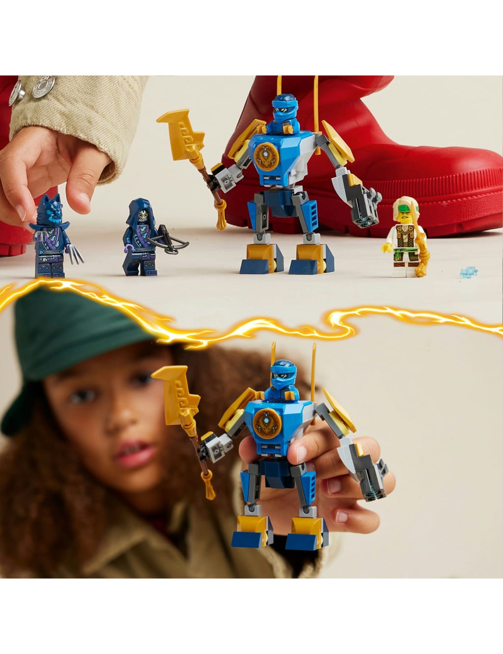 LEGO® NINJAGO® Jay’s Mech Battle Pack Ninja Toy 71805 (6+ Yrs) | Lego | M&S