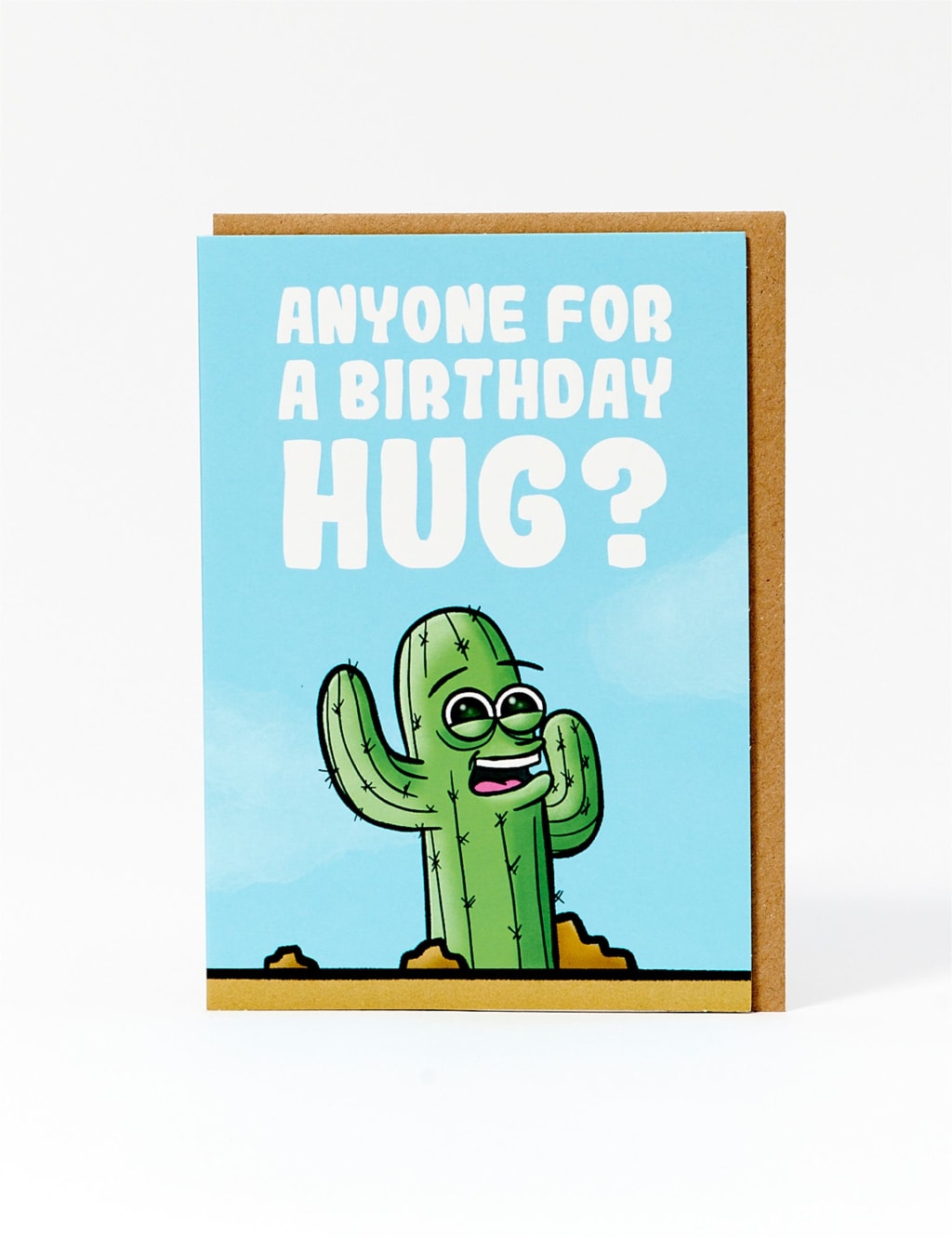 Cactus Hug Birthday Card | M&S