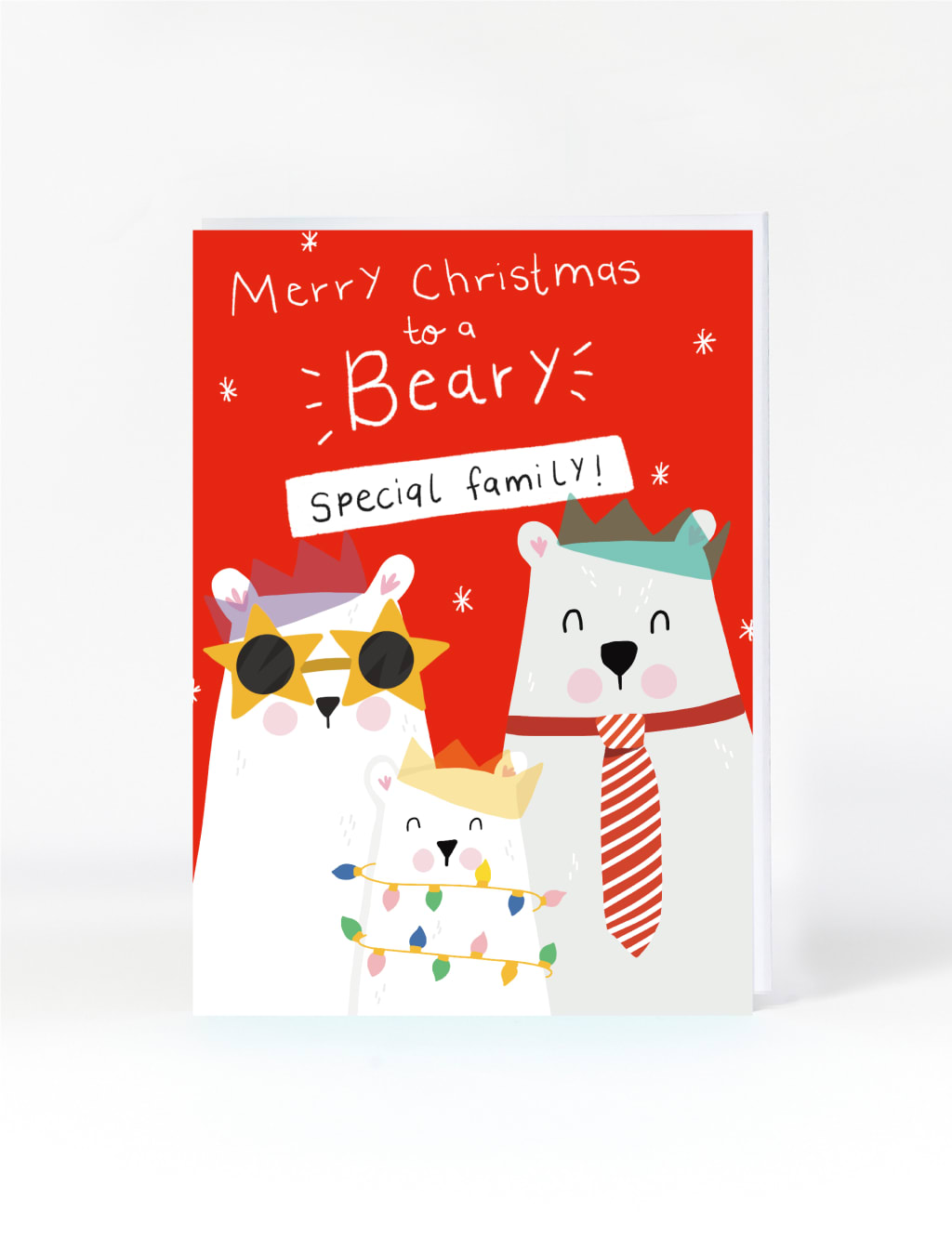 Beary Special Family Christmas Card | M&S