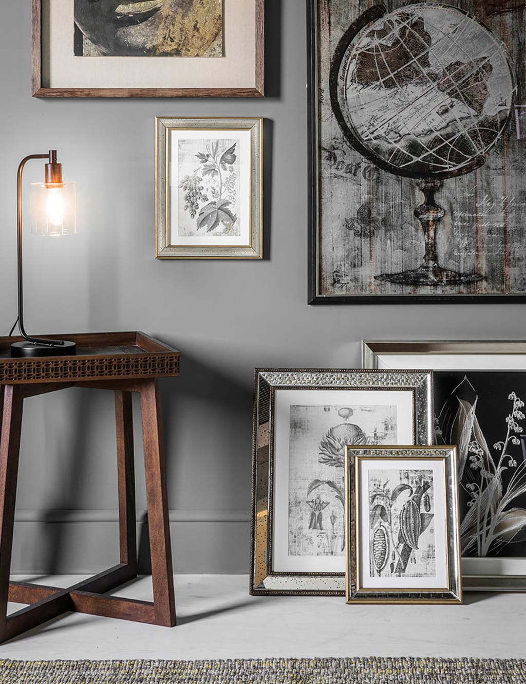 Set of 2 Braun Botanical Rectangle Framed Art | Gallery Direct | M&S