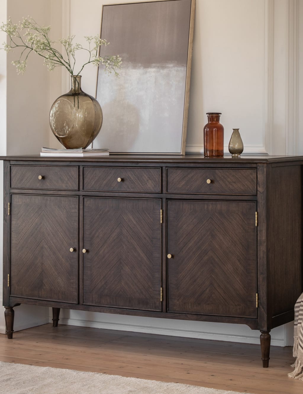 Horizon Abstract Rectangle Framed Art | Gallery Direct | M&S