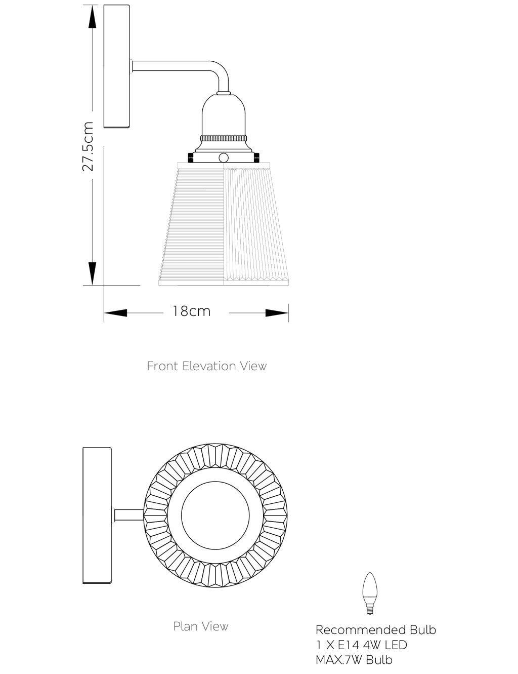 Lexington Wall Light | M&S