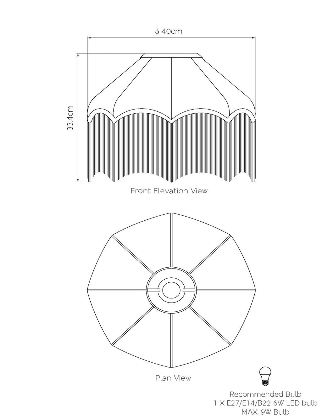 Velvet Printed Fringed Ceiling Lamp Shade | M&S Collection | M&S