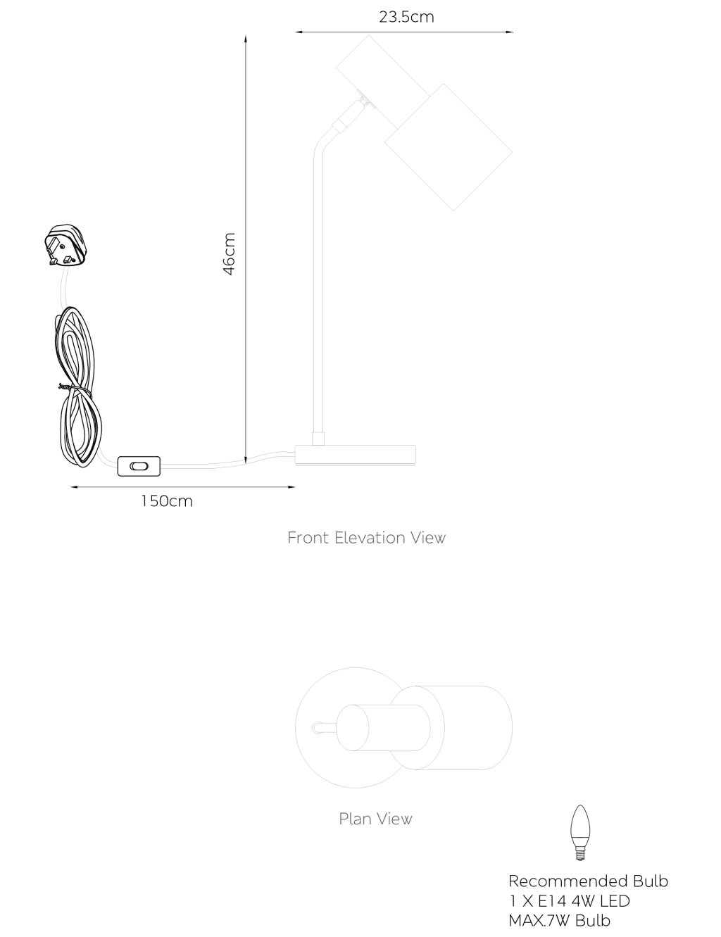 Ava Table Lamp | M&S