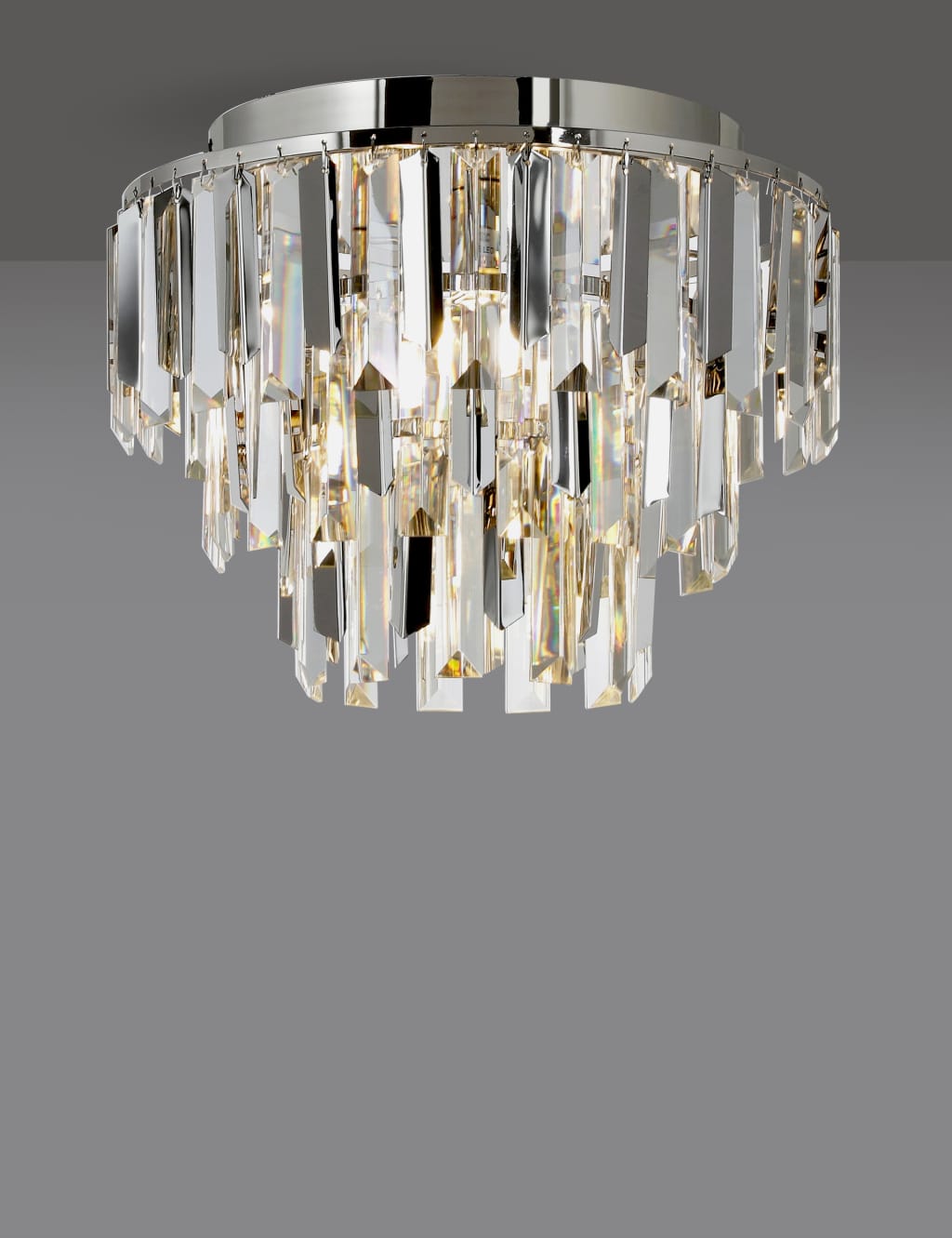 Crystal Flush Ceiling Light | M&S Collection | M&S