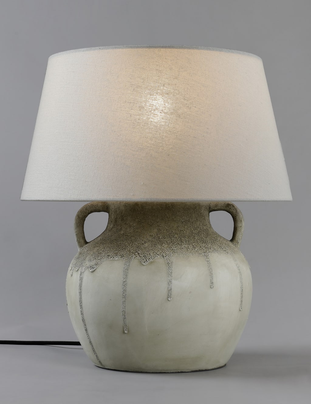Ceramic Drip Handle Table Lamp | M&S X Fired Earth | M&S