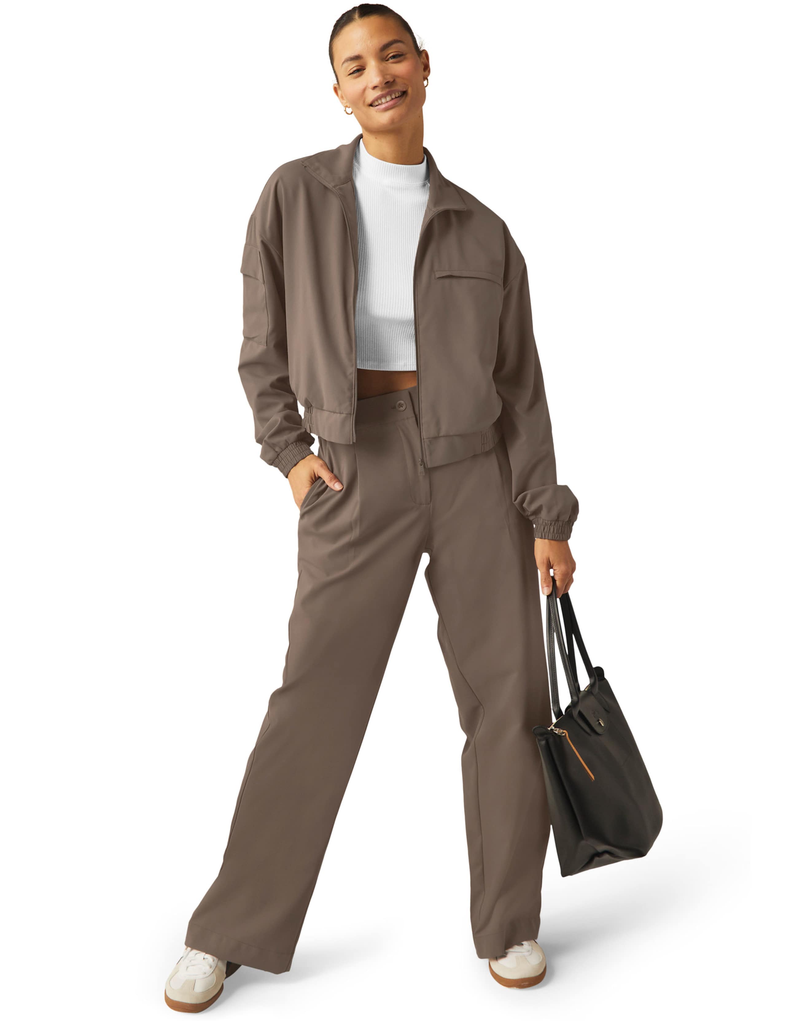 Status Pocket Sleeve Cropped Jacket | Beyond Yoga | M&S