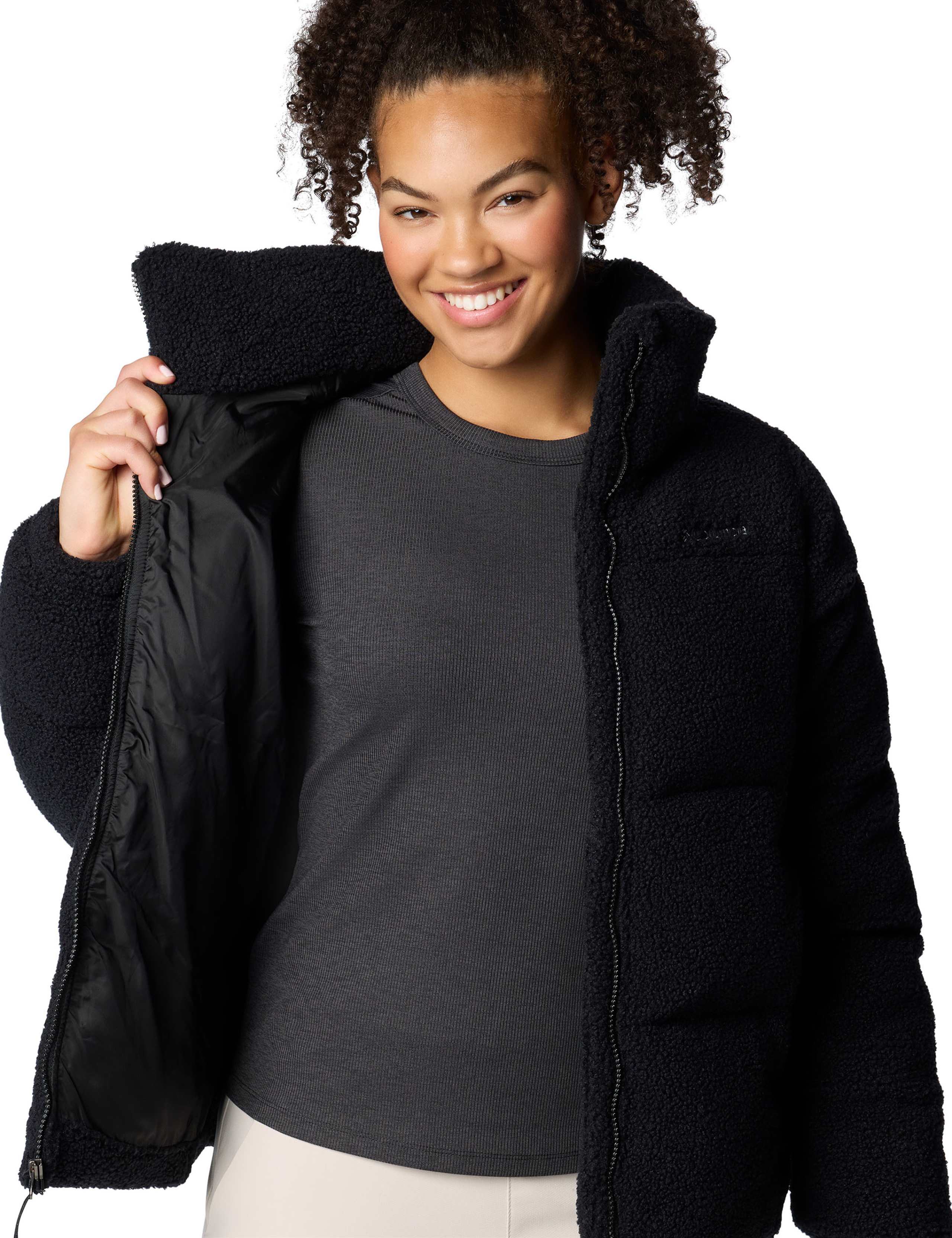 Puffect Borg Puffer Jacket | Columbia | M&S