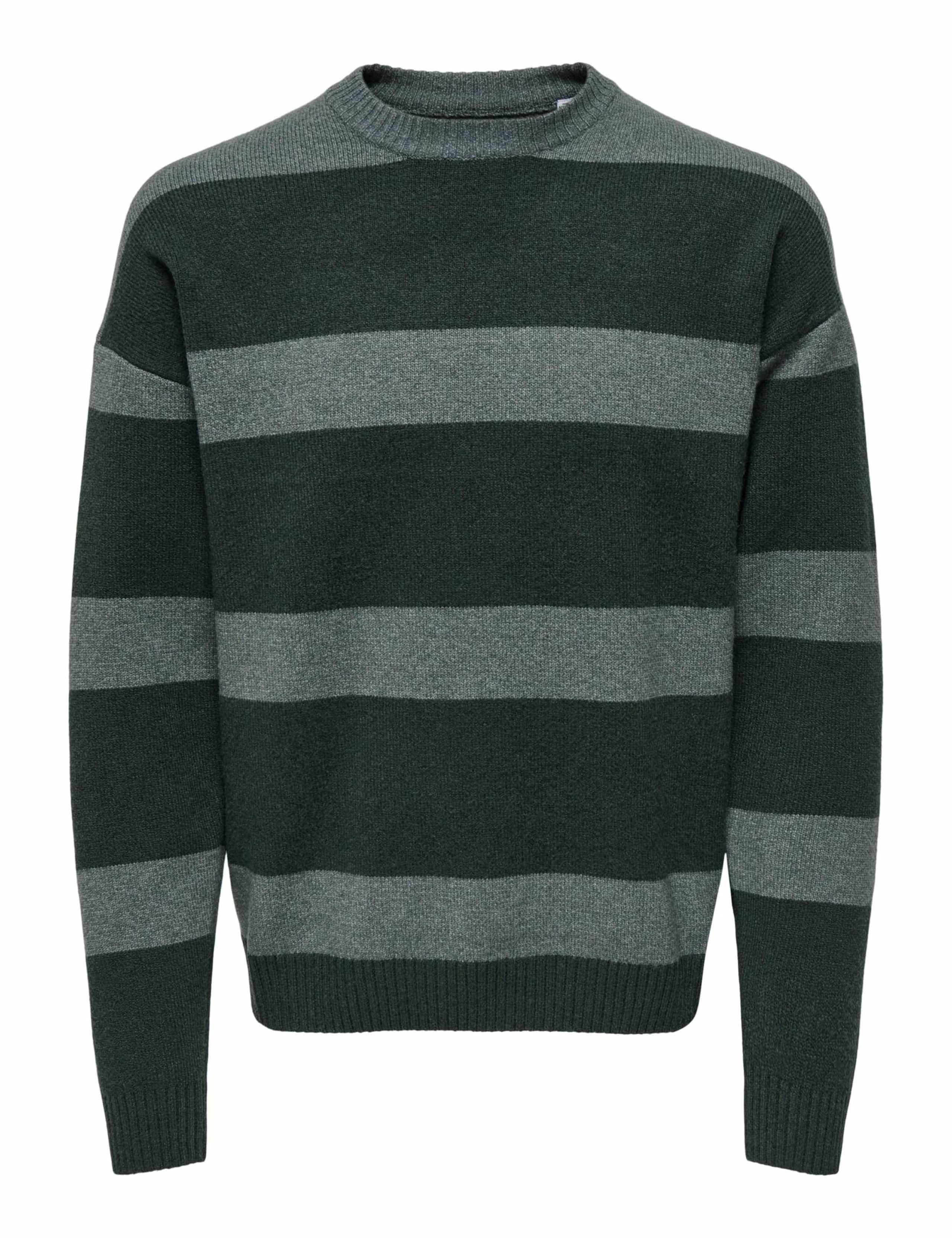 Striped Crew Neck Jumper | ONLY & SONS | M&S