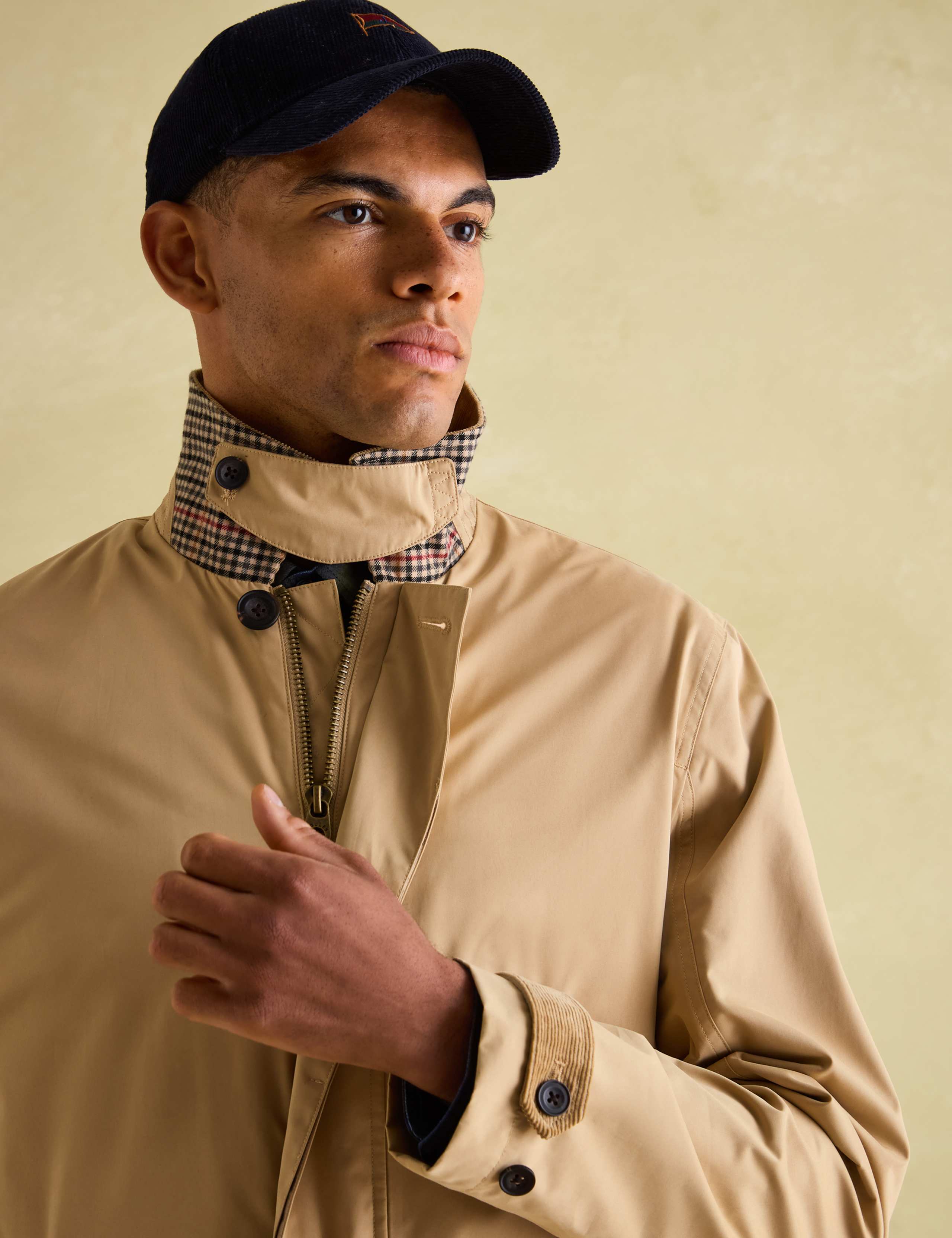 Cotton Blend Waterproof Overcoat | Joules | M&S