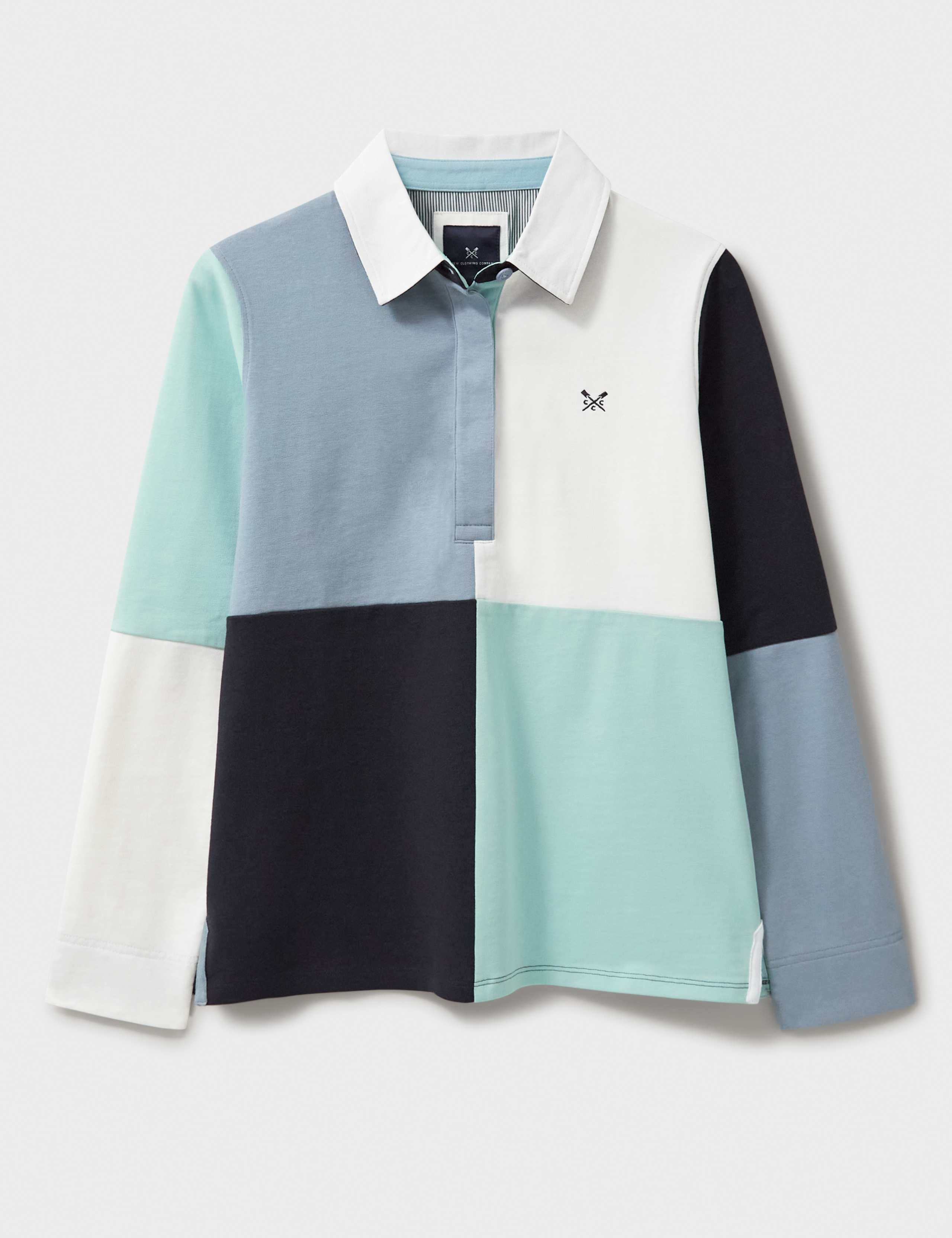 Pure Cotton Colour Block Rugby Top | Crew Clothing | M&S