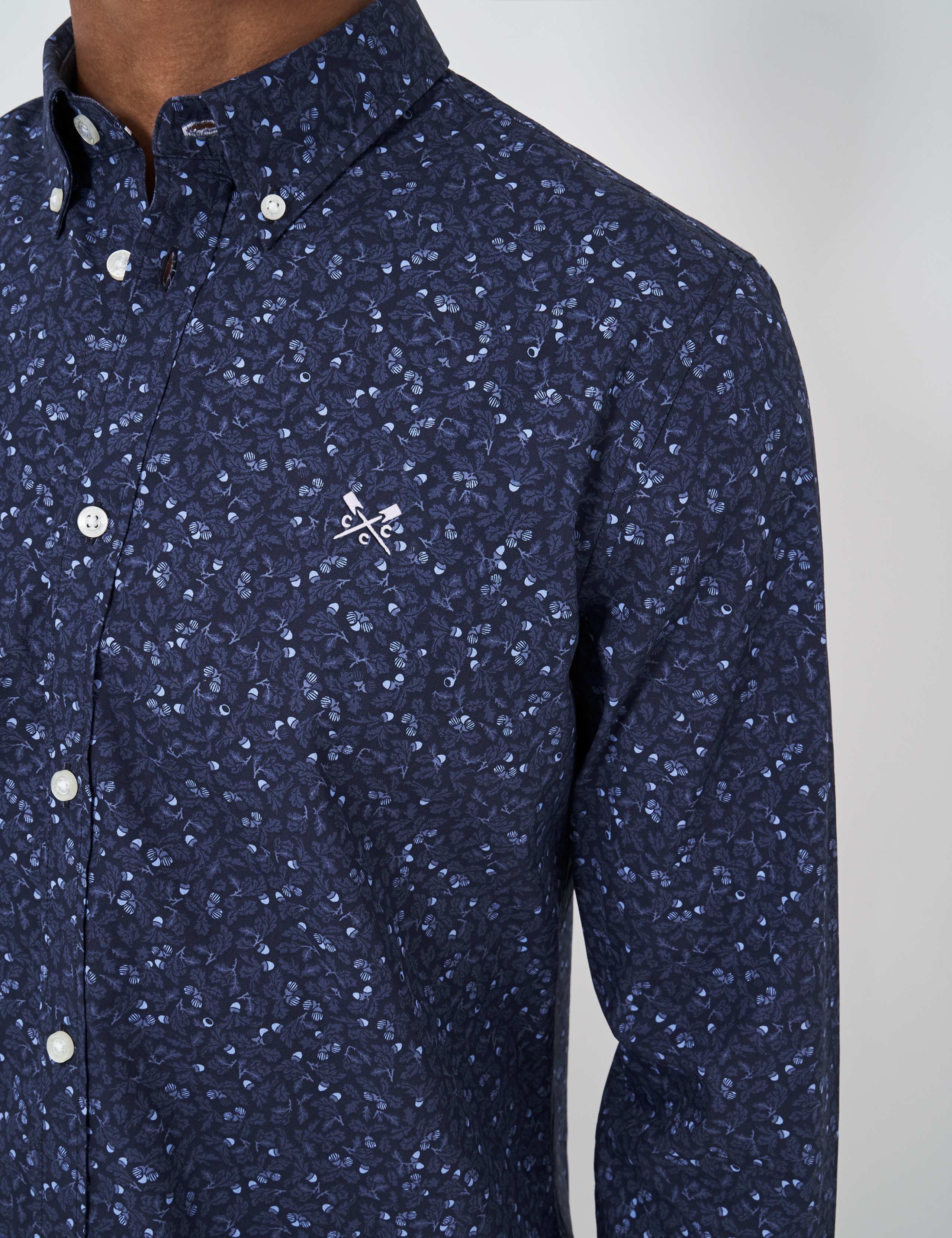 Pure Cotton Print Shirt | Crew Clothing | M&S