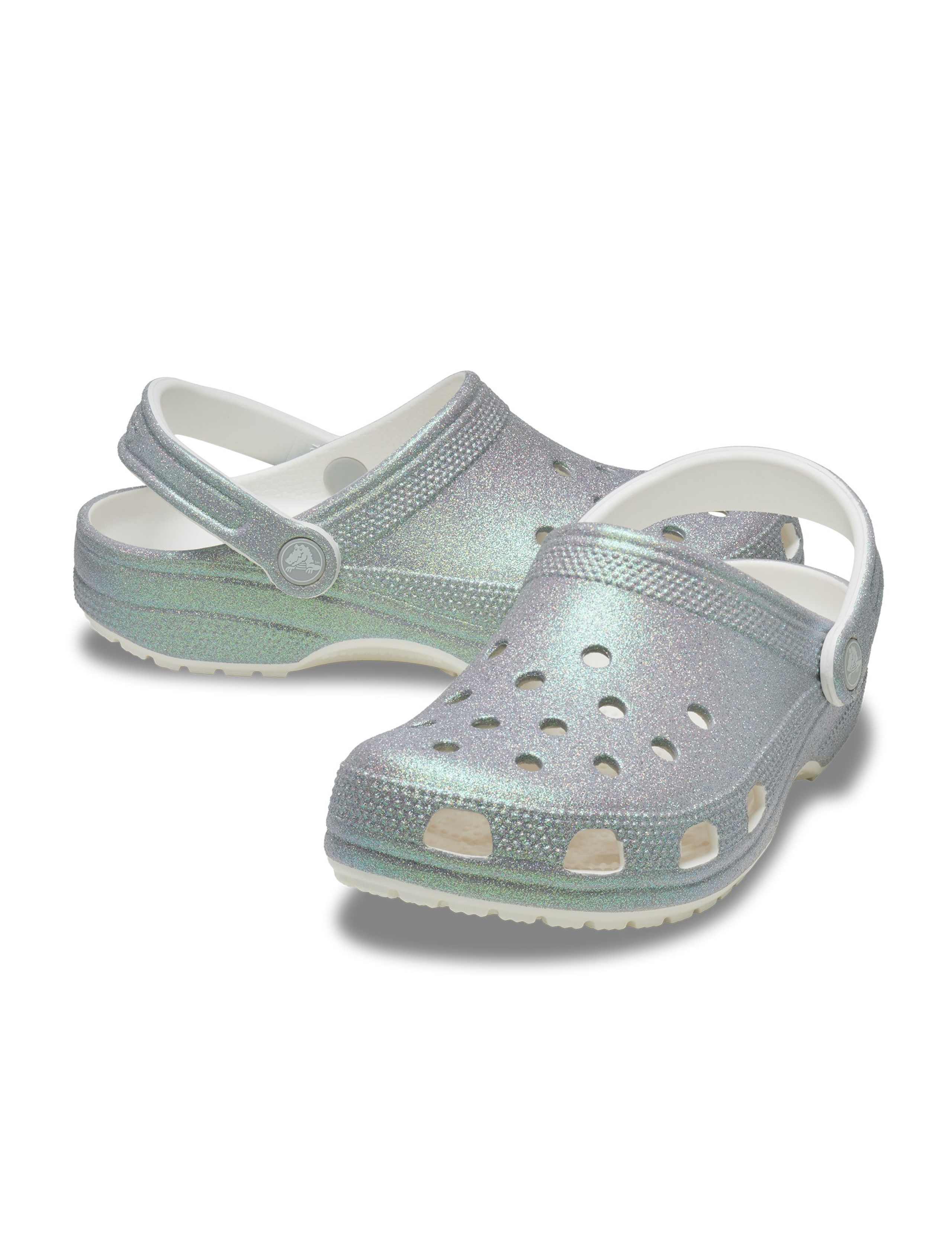 Classic Iridescent Glitter Clogs | Crocs | M&S