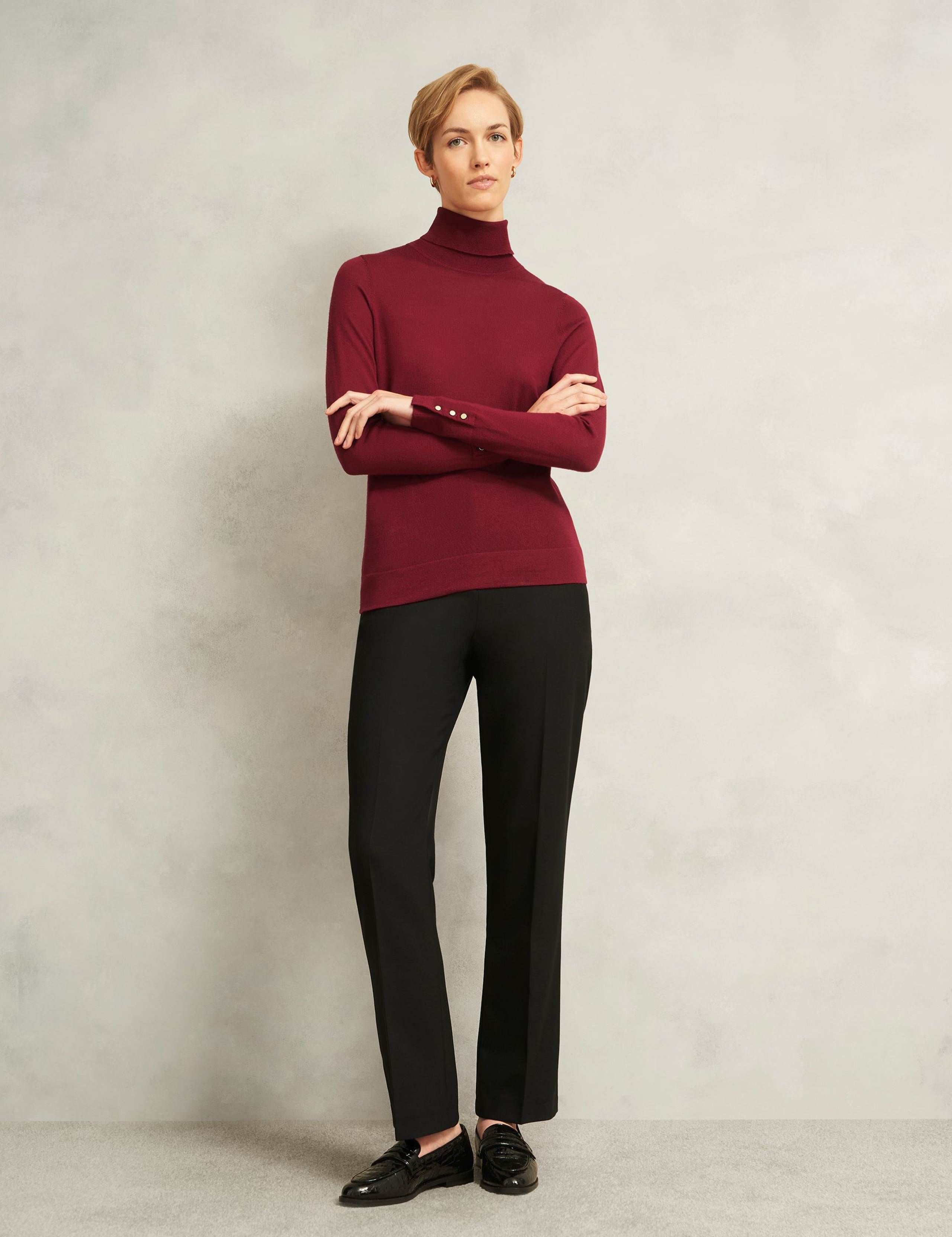 Pure Merino Wool Roll Neck Jumper | HOBBS | M&S