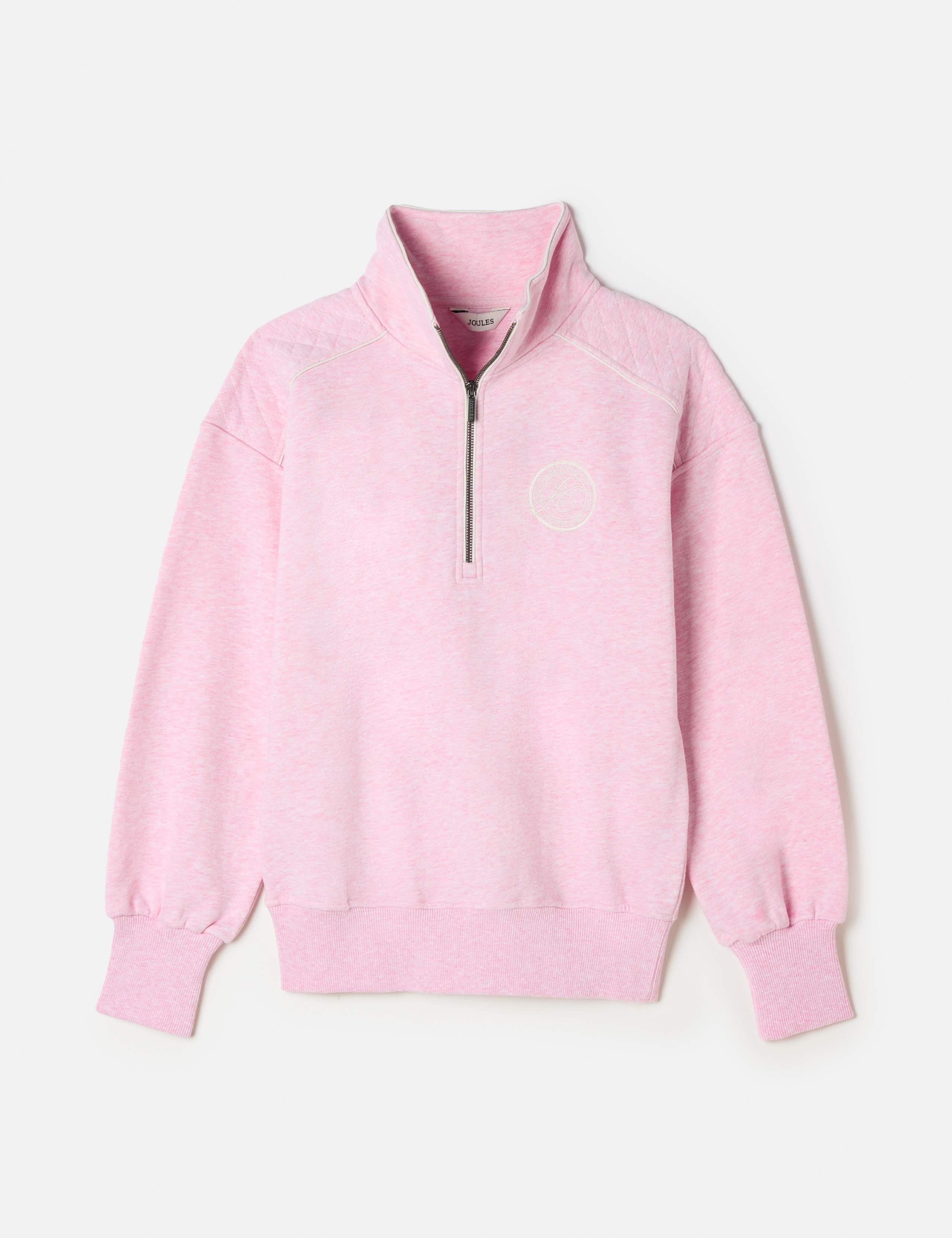 Pure Cotton Half Zip Sweatshirt | Joules | M&S
