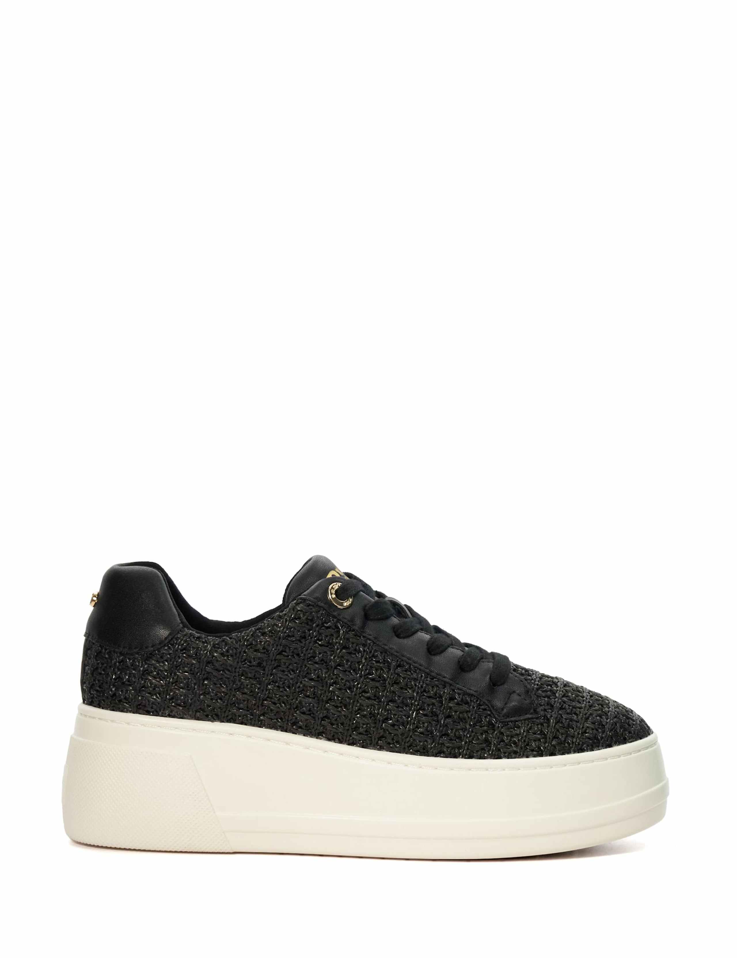 Lace Up Textured Platform Trainers | Dune London | M&S