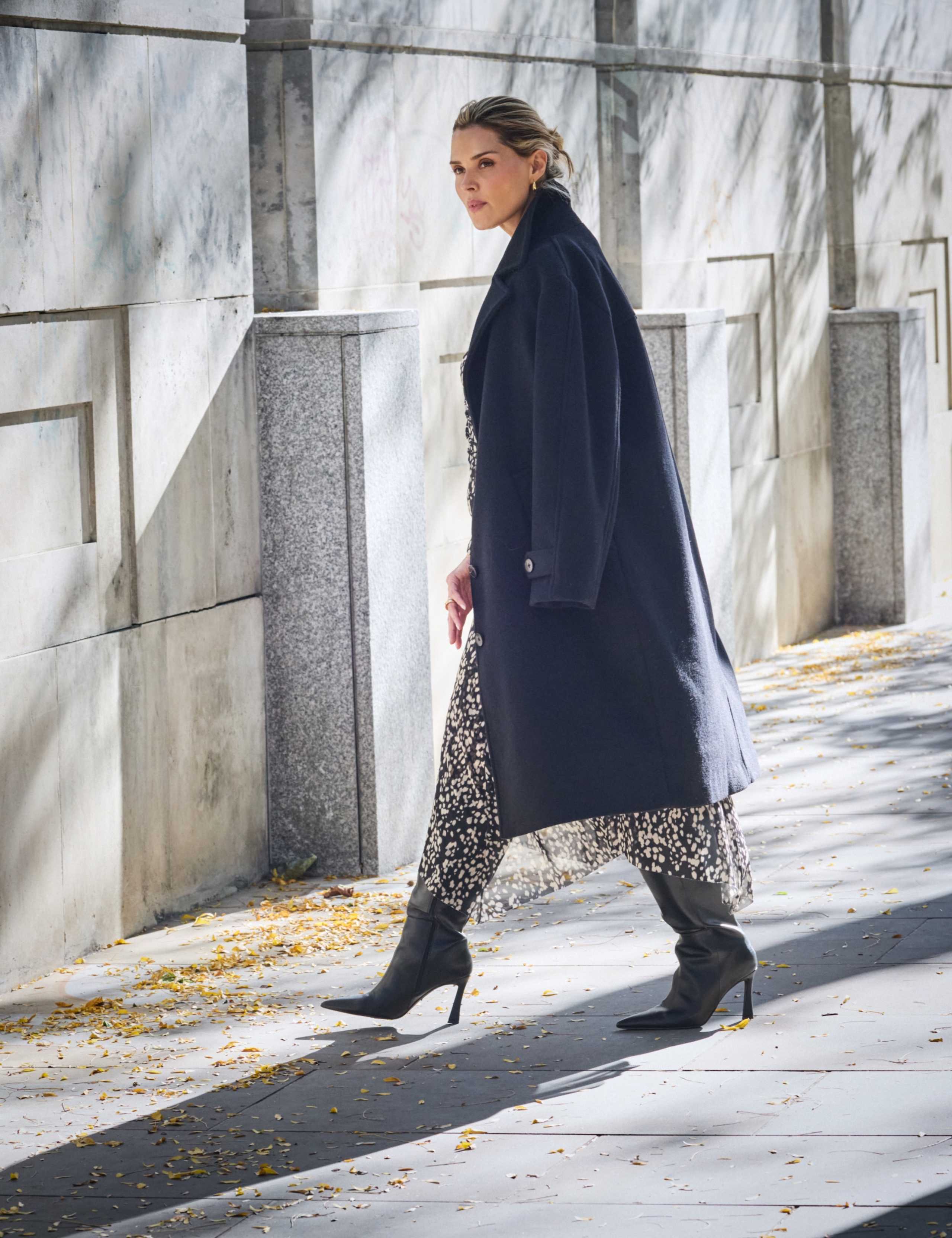 Wool Rich Tailored Longline Coat by Live Unlimited London at M&S