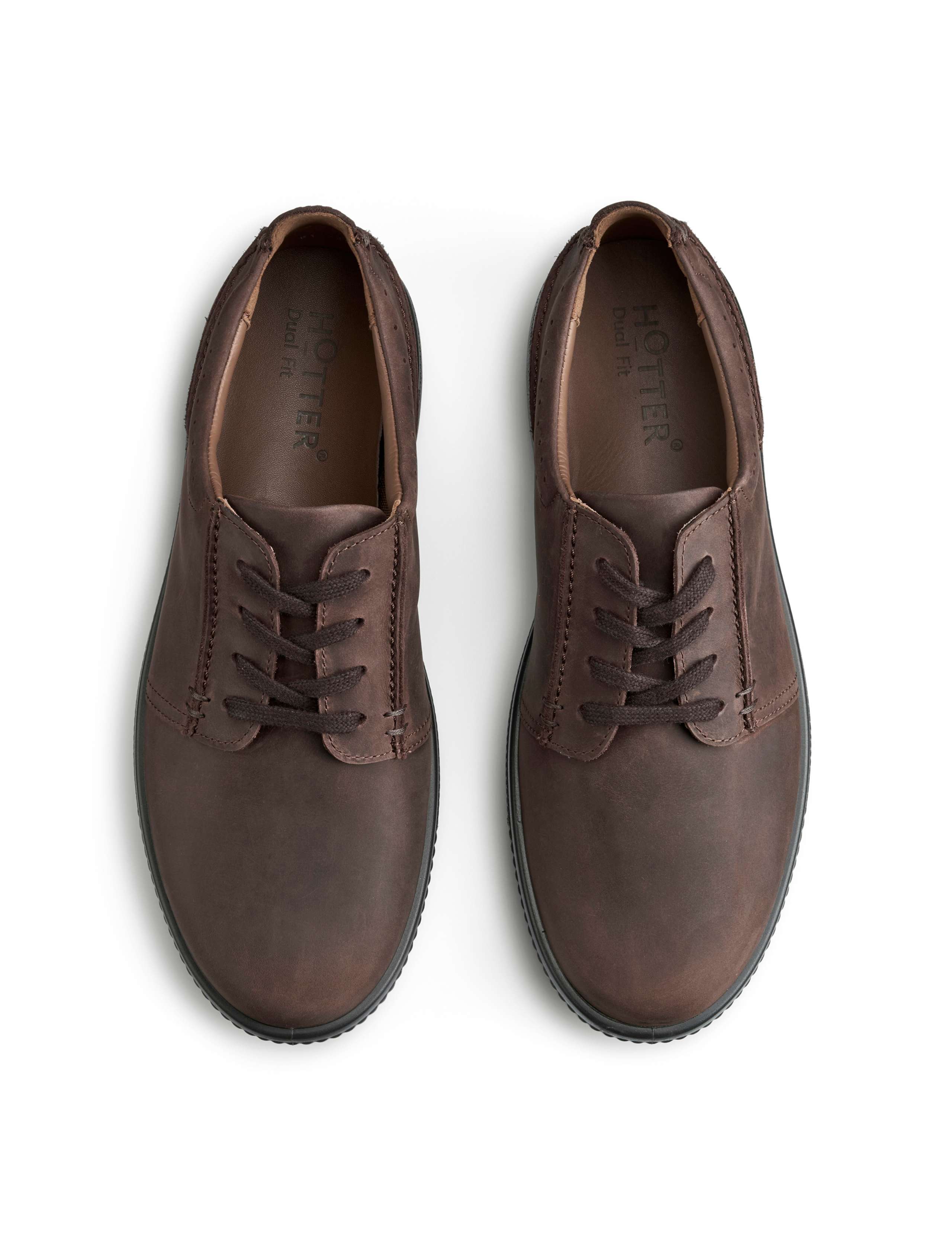 Jasper Leather Lace-Up Derby Shoes | Hotter | M&S