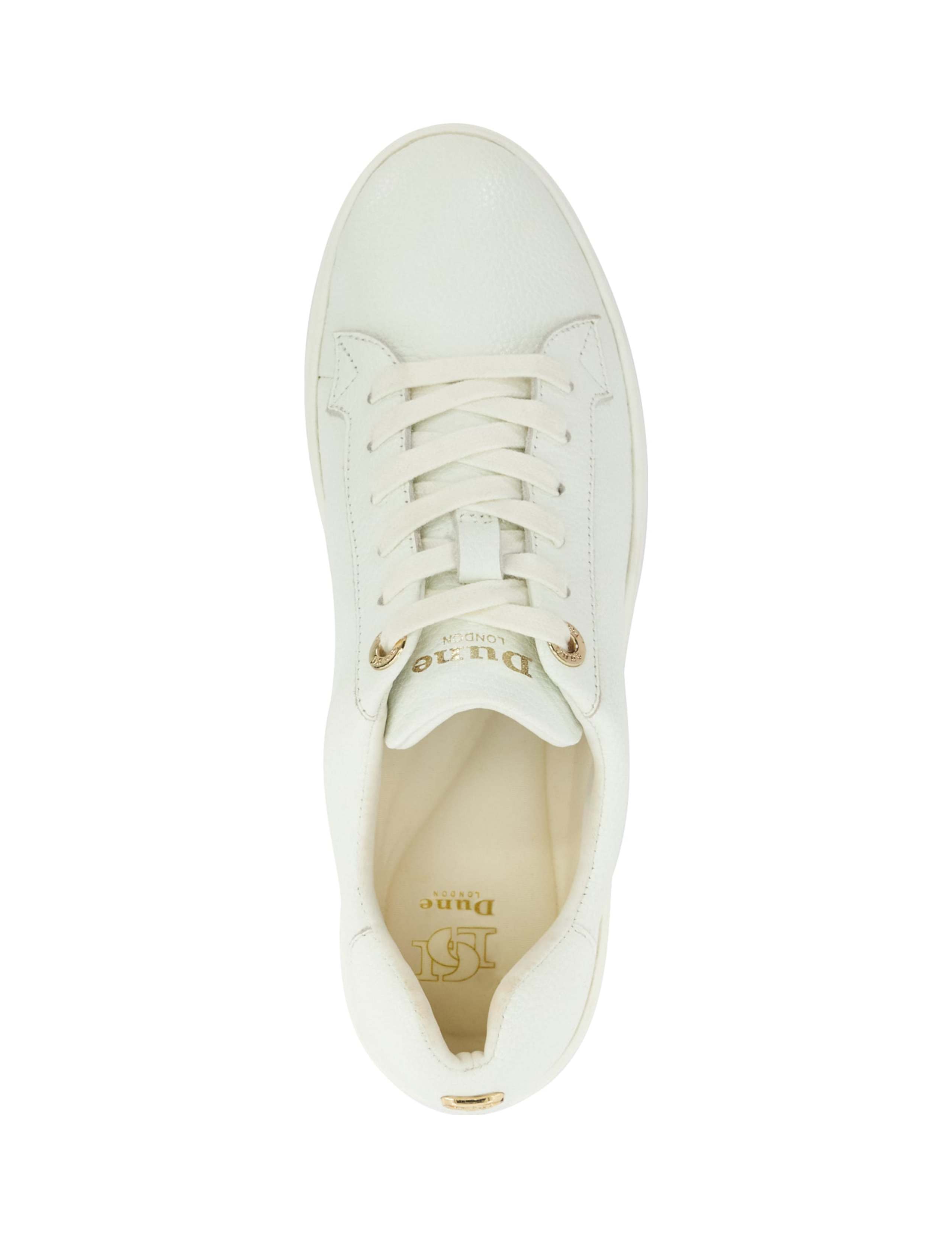 Episode 2 Leather Lace Up Flatform Trainers | Dune London | M&S