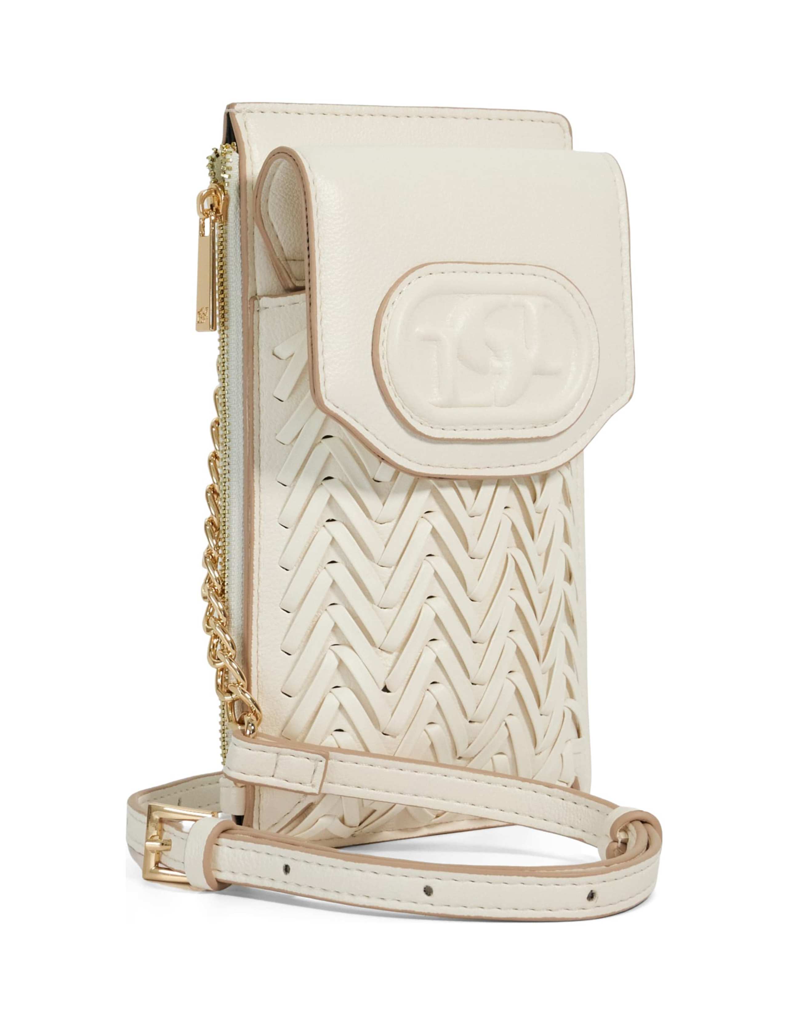 Faux Leather Textured Cross Body Phone Bag | Dune London | M&S