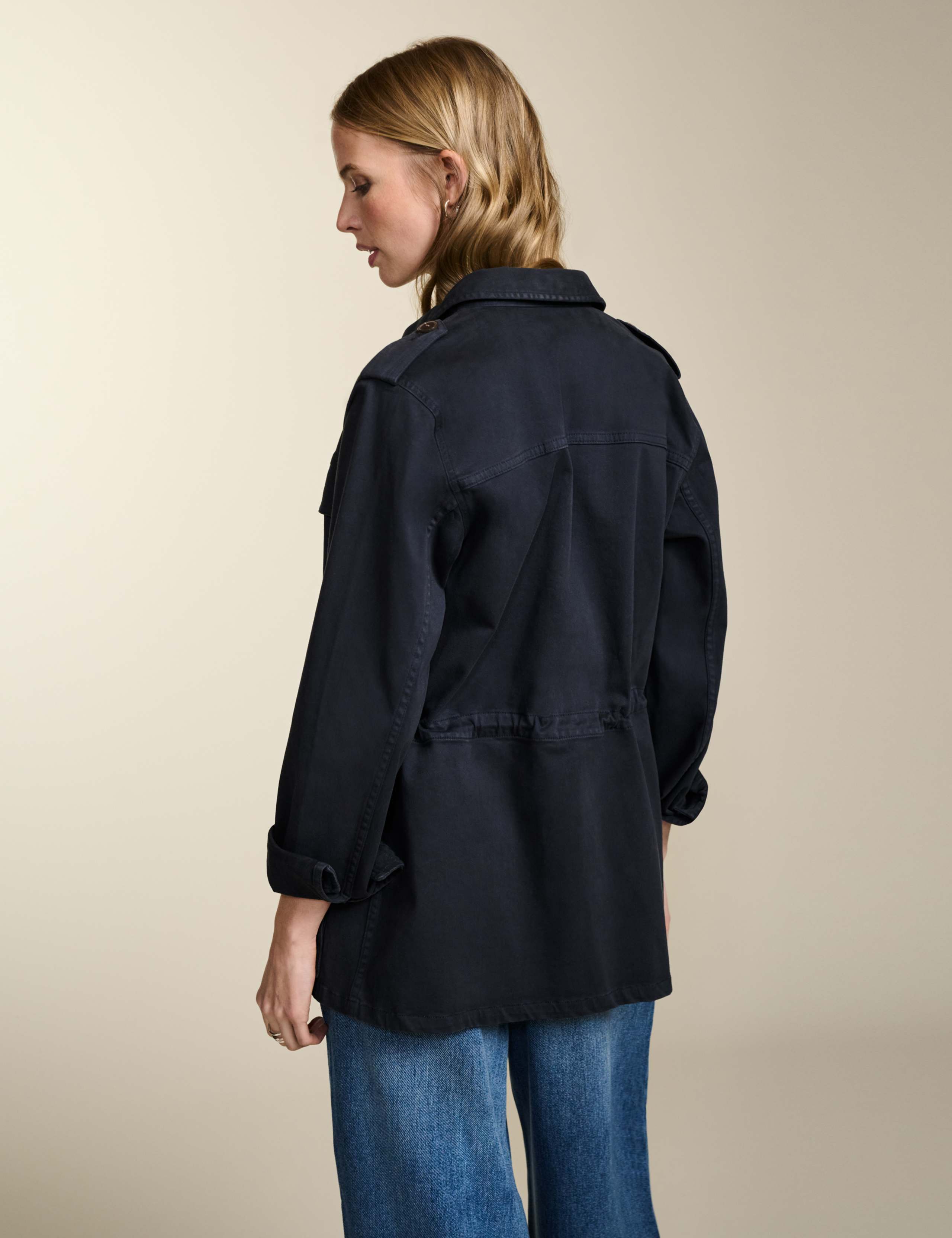 Cotton Rich Longline Utility Jacket | BAUKJEN | M&S