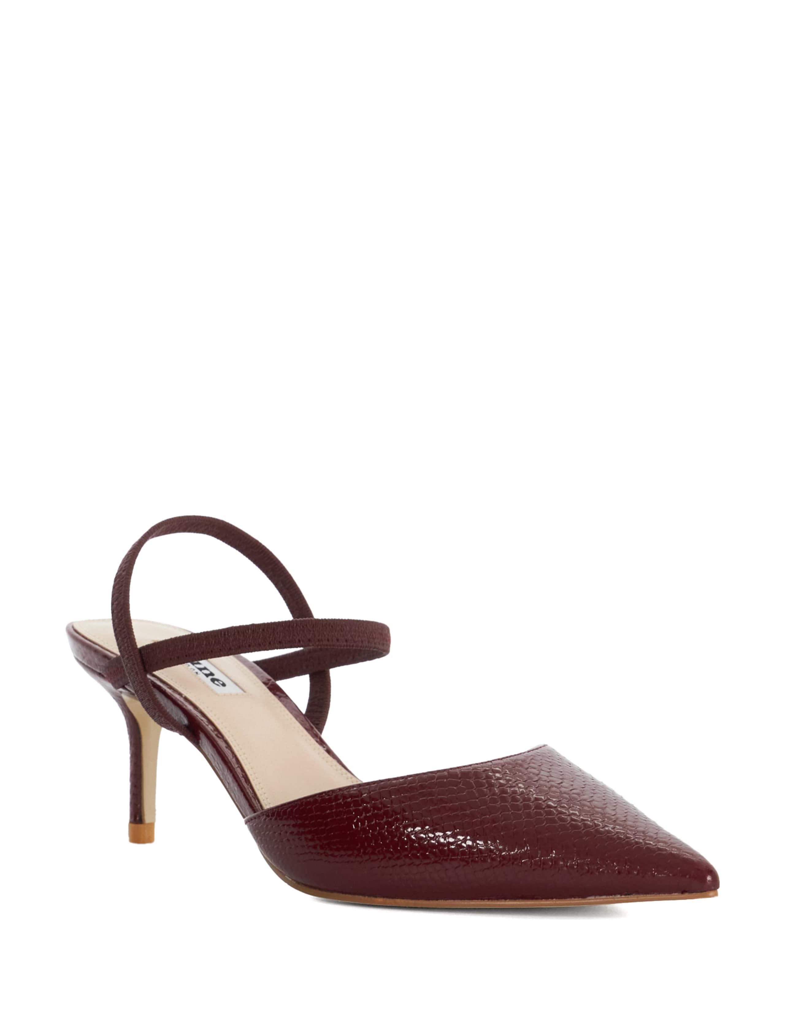 Leather Stiletto Heel Slingback Court Shoes | Dune London | M&S