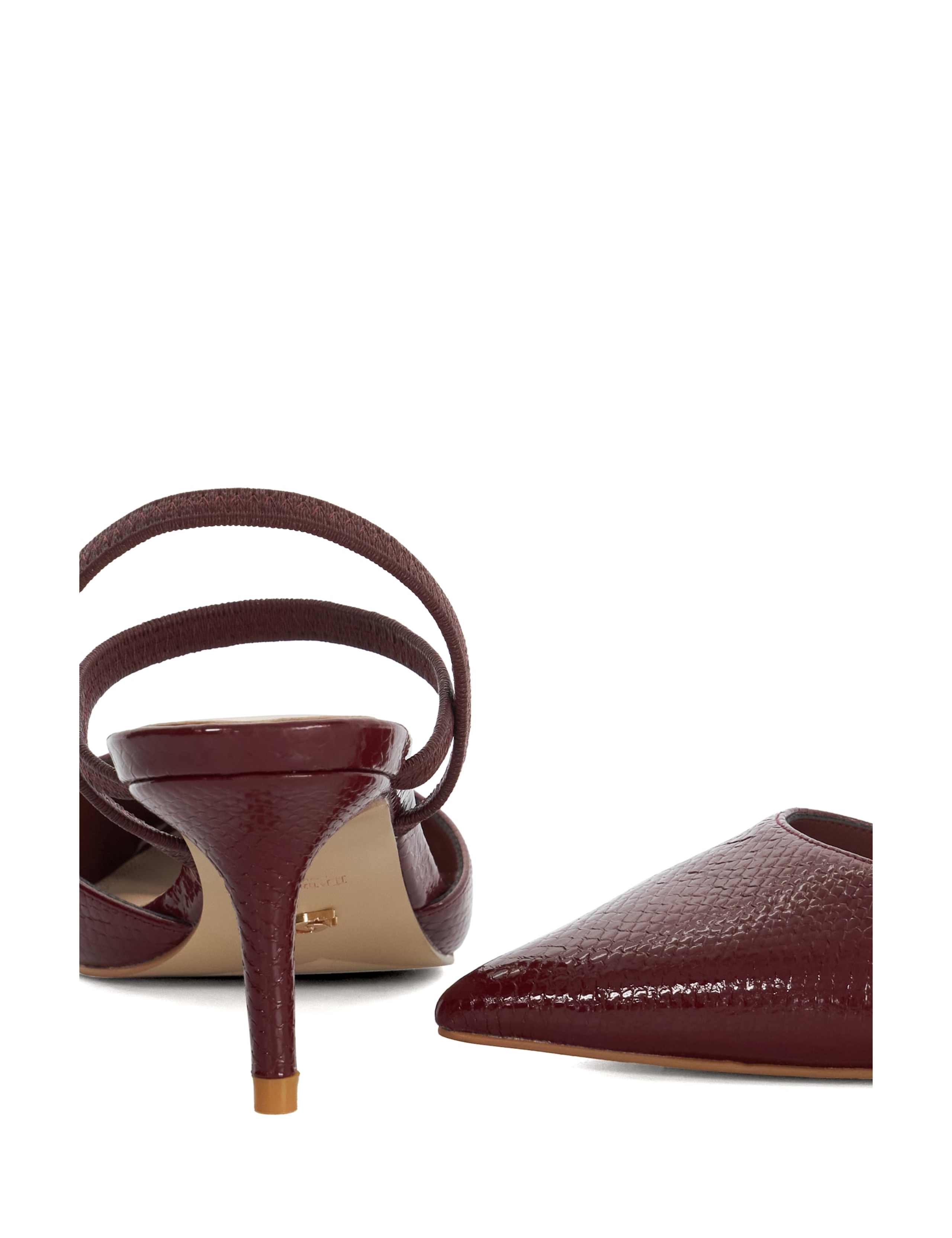 Leather Stiletto Heel Slingback Court Shoes | Dune London | M&S