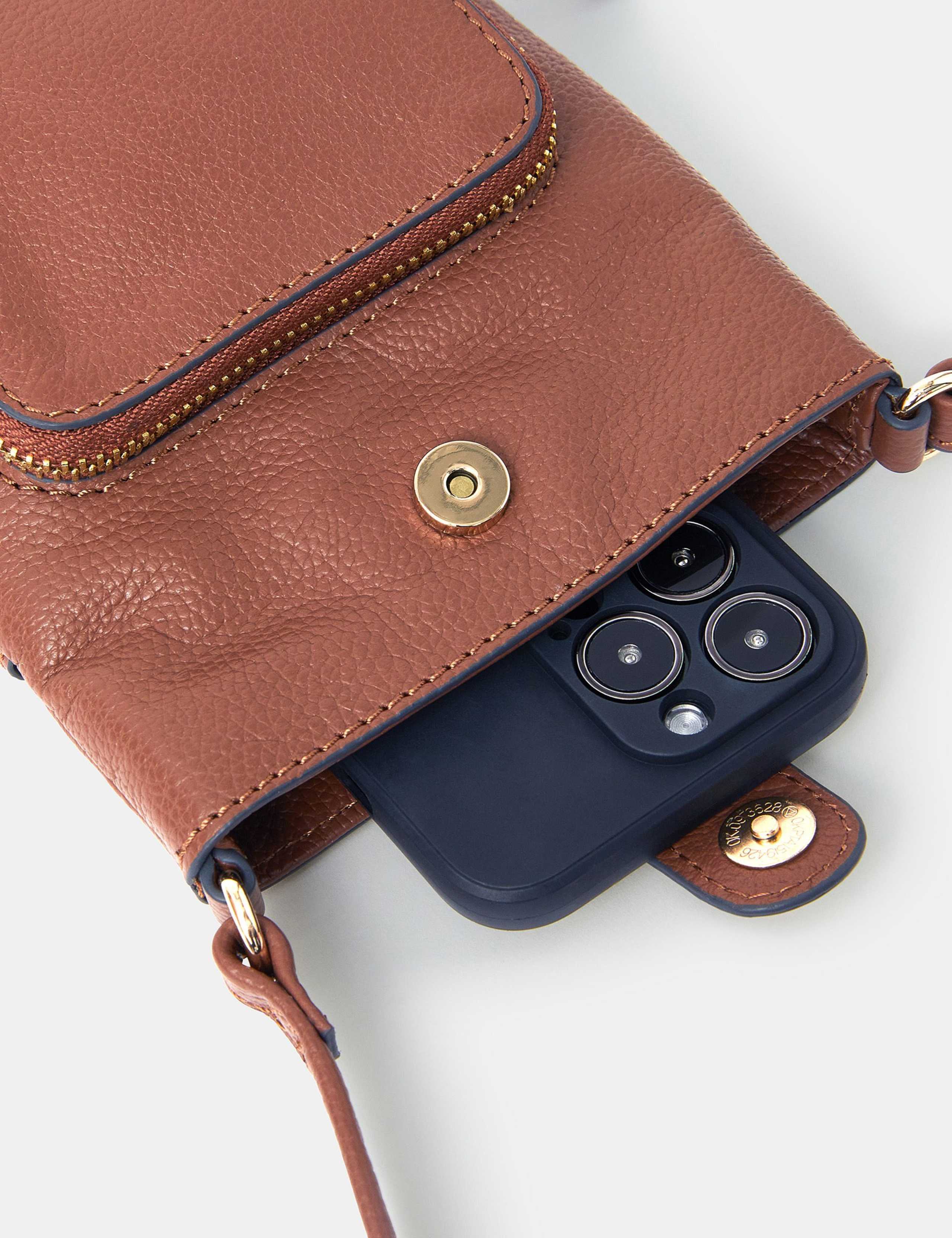 Leather Cross Body Phone Bag | ACCESSORIZE | M&S