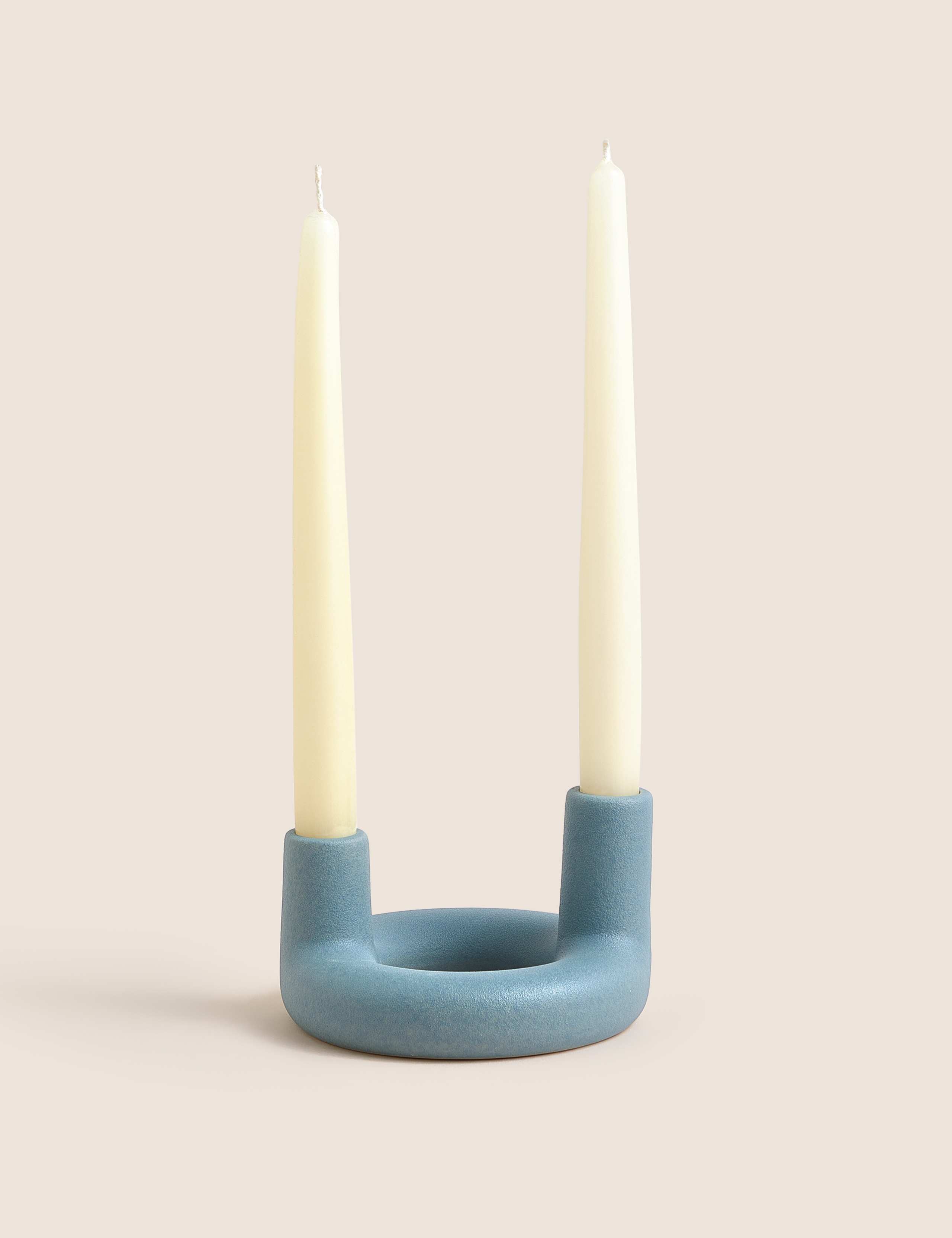 Dual Round Dinner Candle Holder | M&S Collection | M&S IE