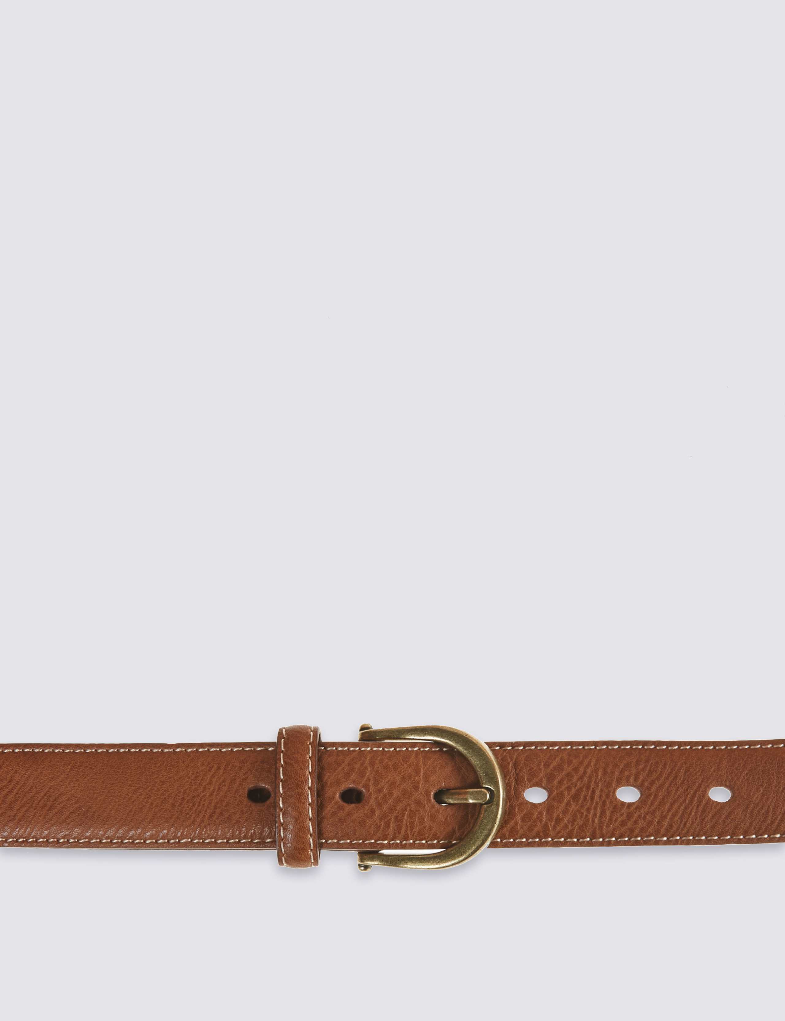 Faux Leather Casual Jeans Hip Belt | M&S Collection | M&S