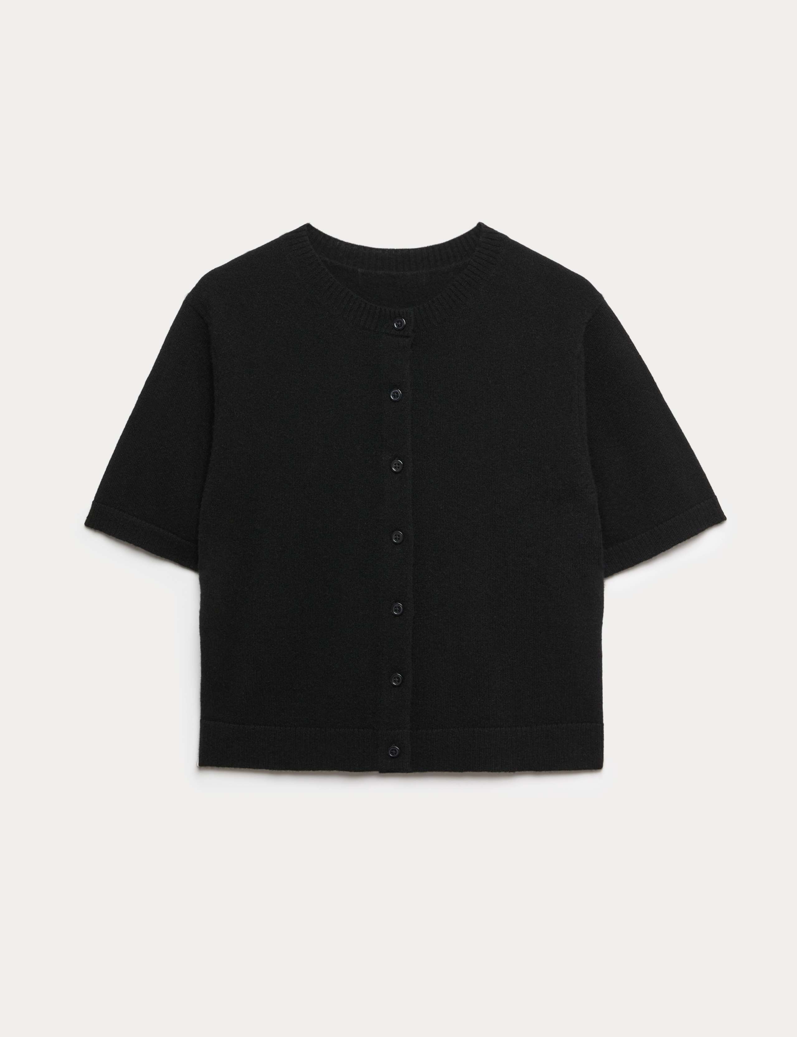 Pure Cashmere Crew Neck Cropped Cardigan | Autograph | M&S IE