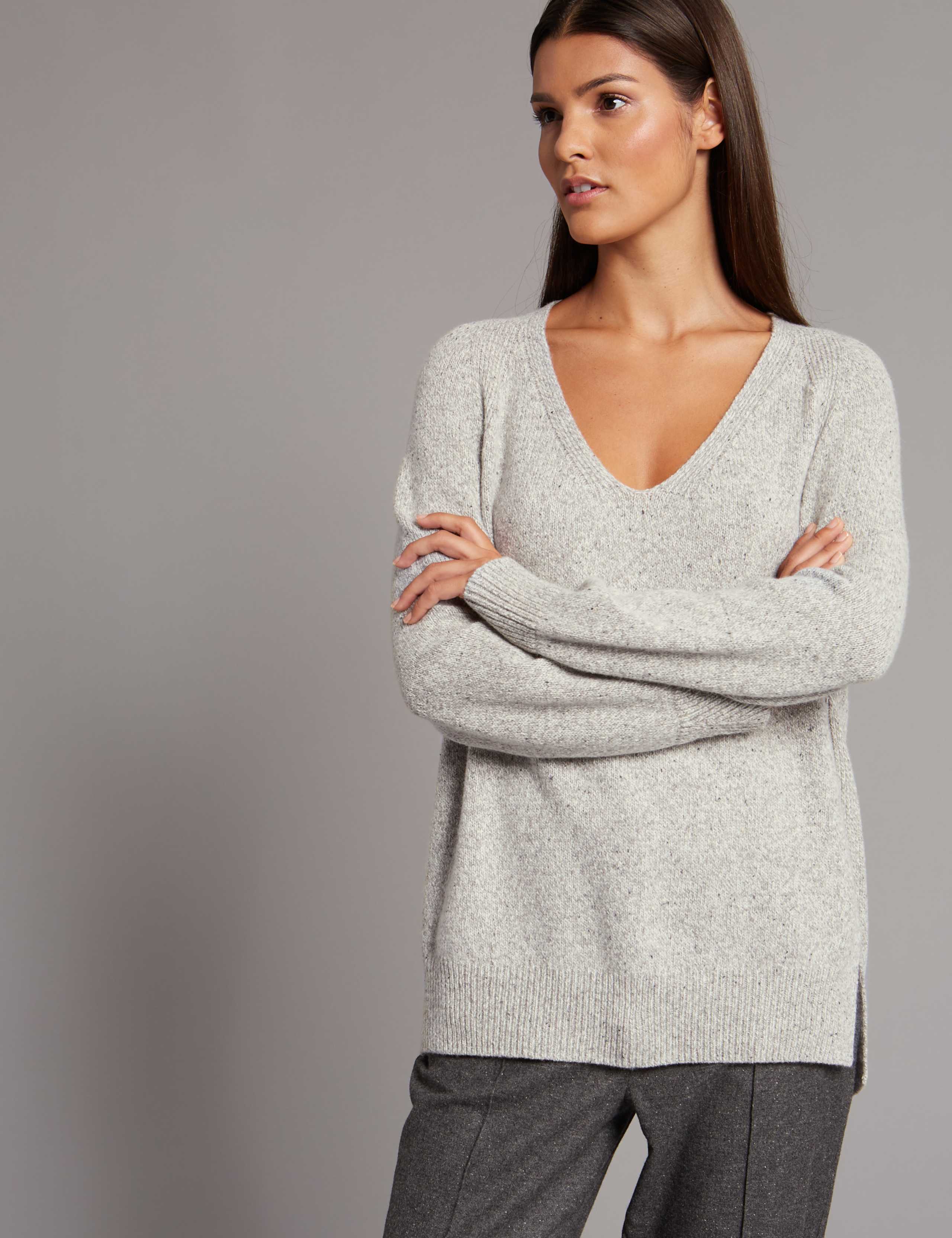 Wool Blend V-Neck Jumper | Autograph | M&S