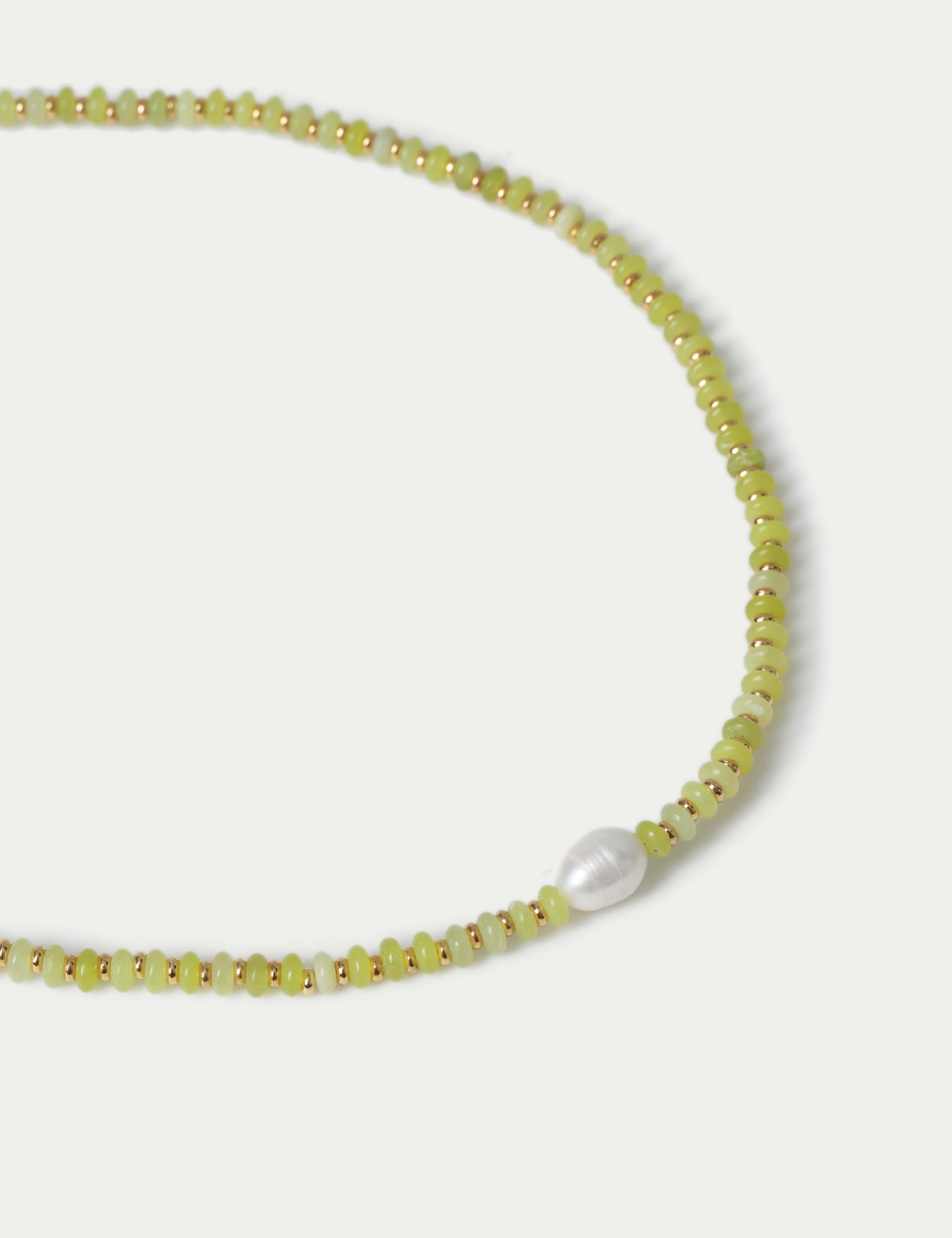 14ct Gold Plated Semi Precious Stretch Necklace | M&S Collection at M&S