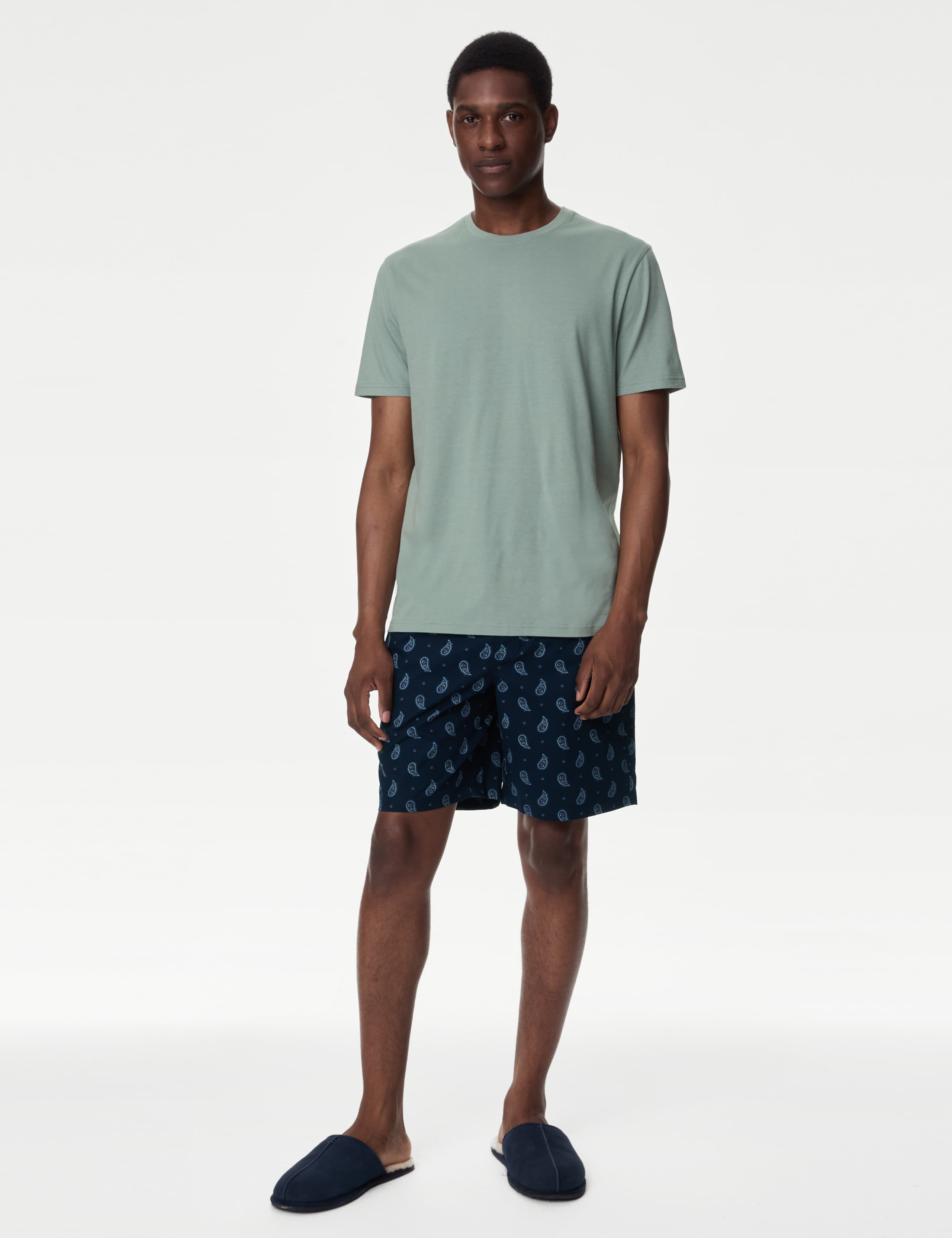 Pure Cotton Paisley Print Pyjama Set | M&S | M&S