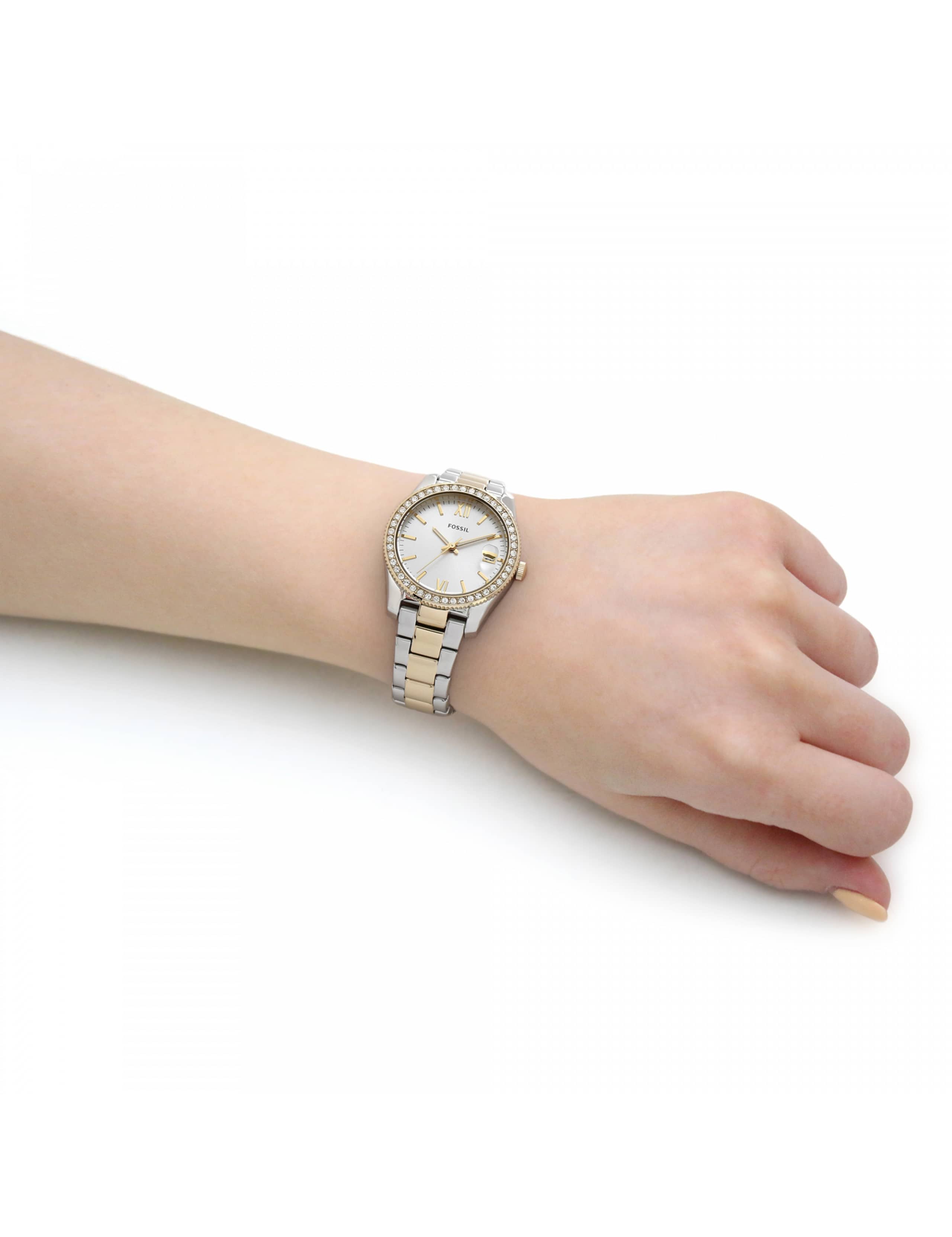 Fossil Scarlette Stainless Steel Watch | Fossil | M&S