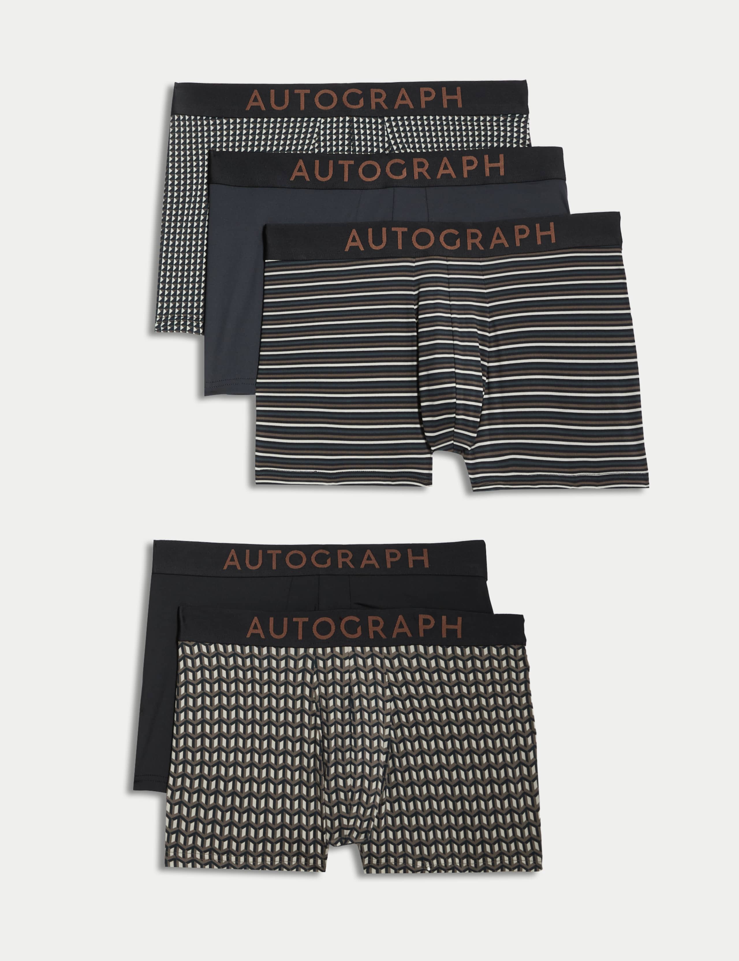 5pk Microskin Hipsters | Autograph | M&S