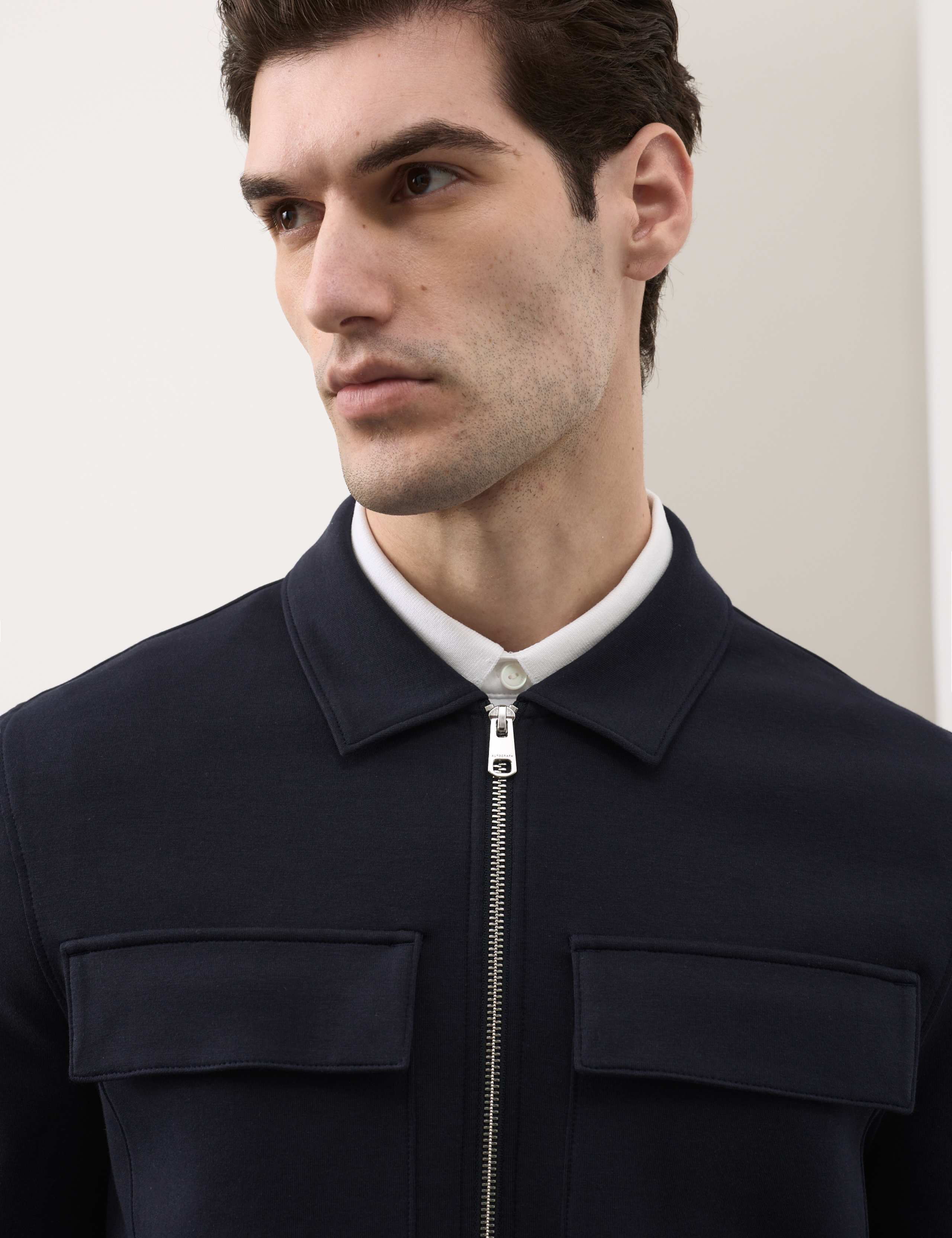 Cotton Rich Jacket | Autograph | M&S