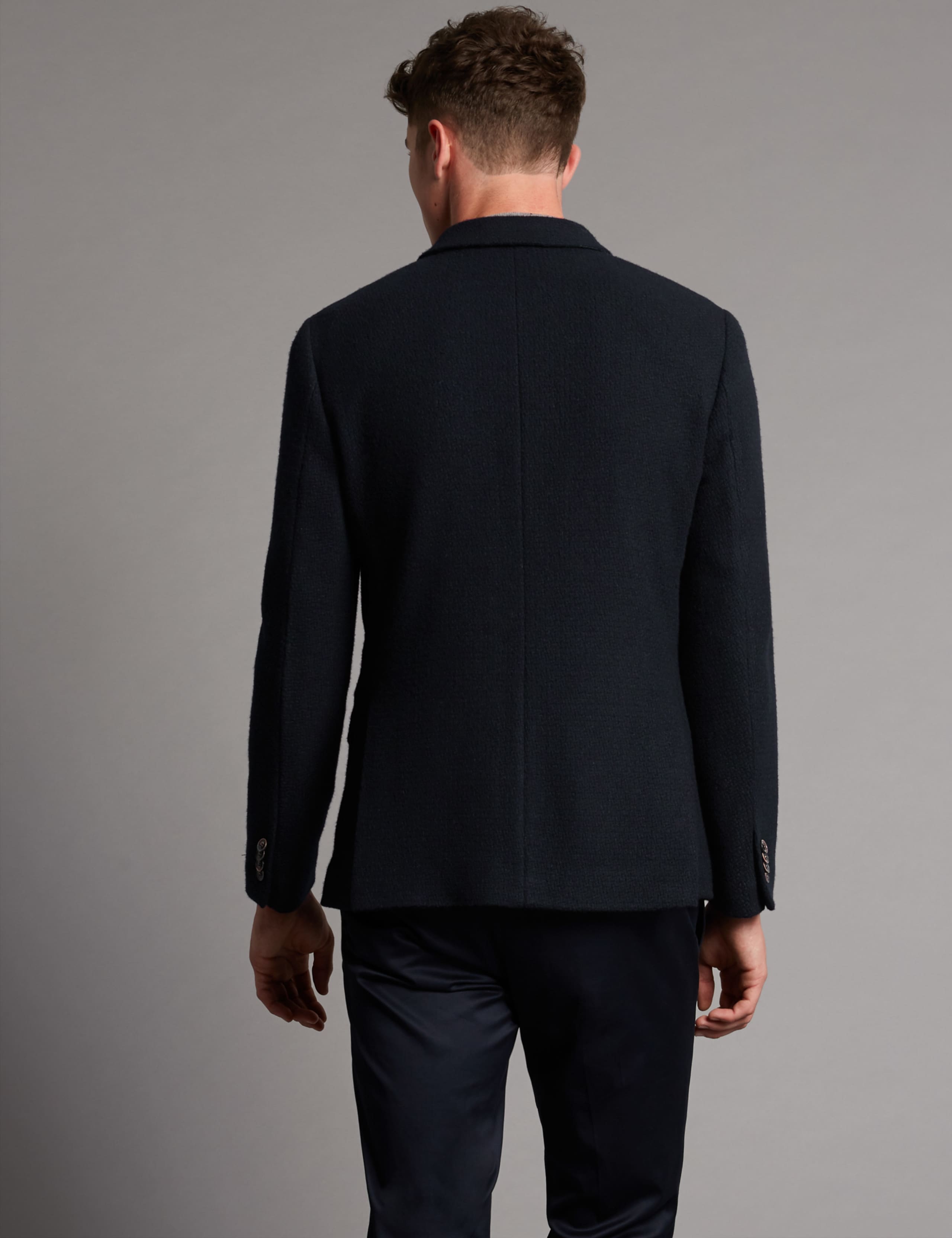 Textured Double Breasted Jacket | Autograph | M&S