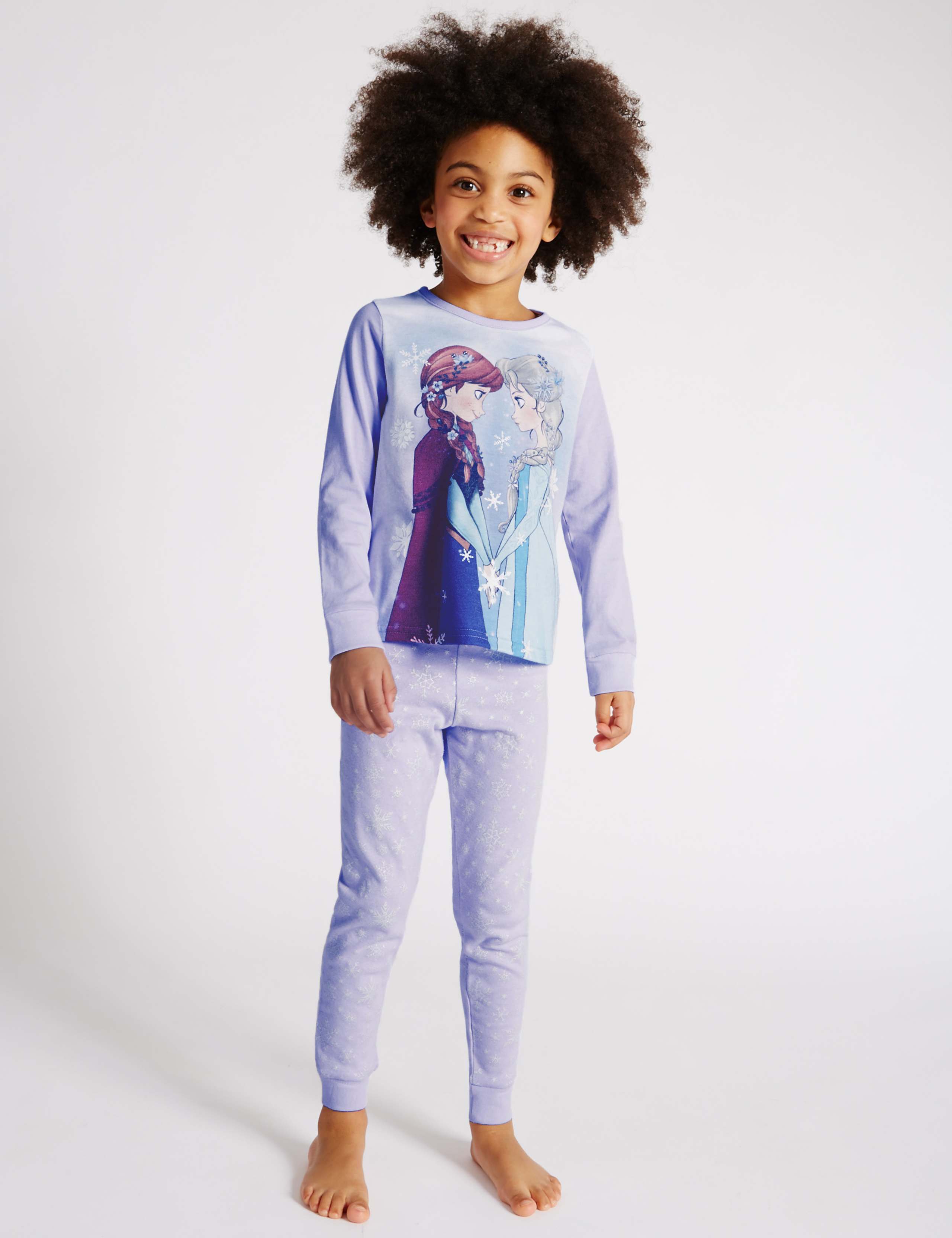 Disney Frozen Elsa & Anna Stay Soft Pyjamas (1-10 Years) | M&S