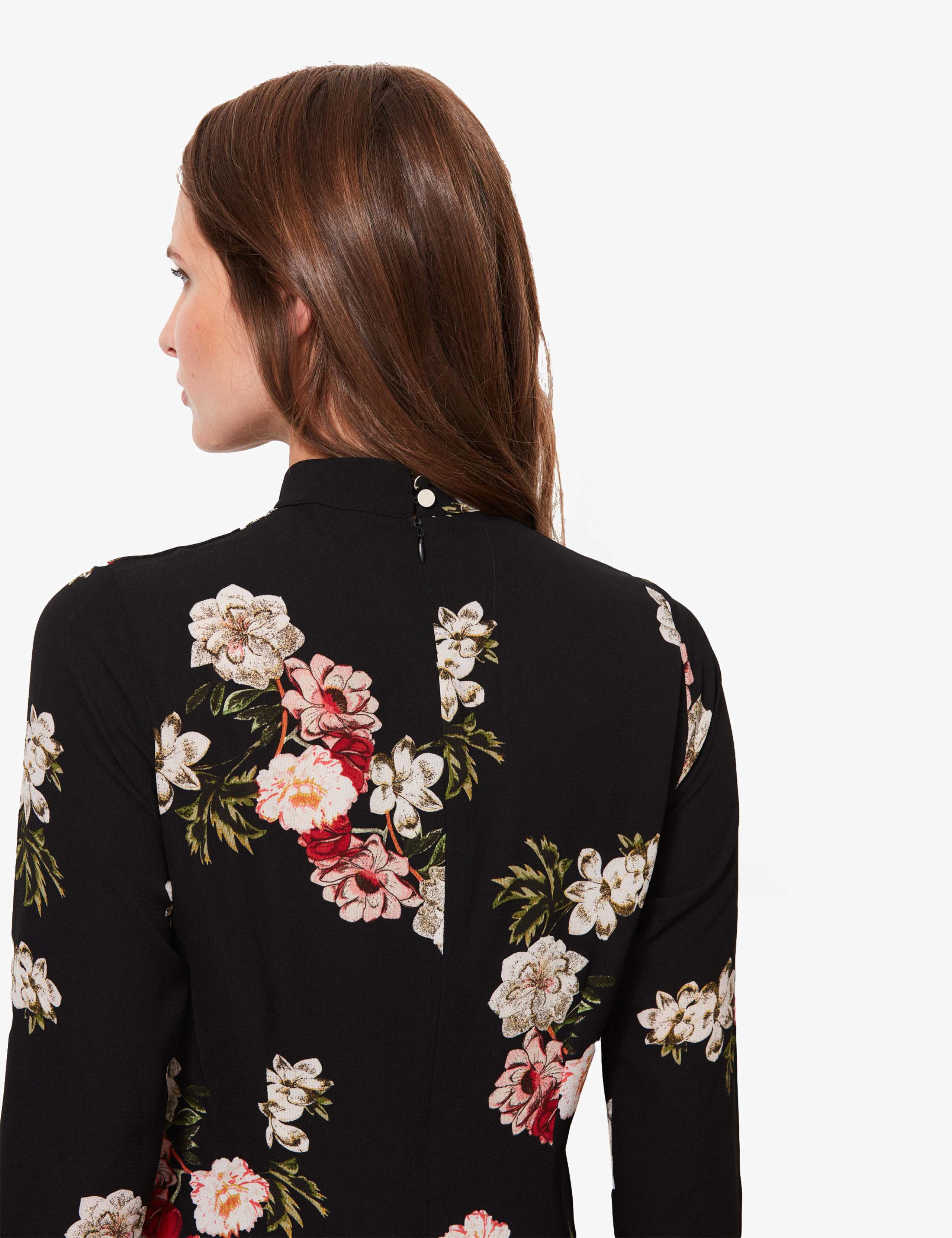 Floral High Neck Long Sleeve Top | SOSANDAR | M&S