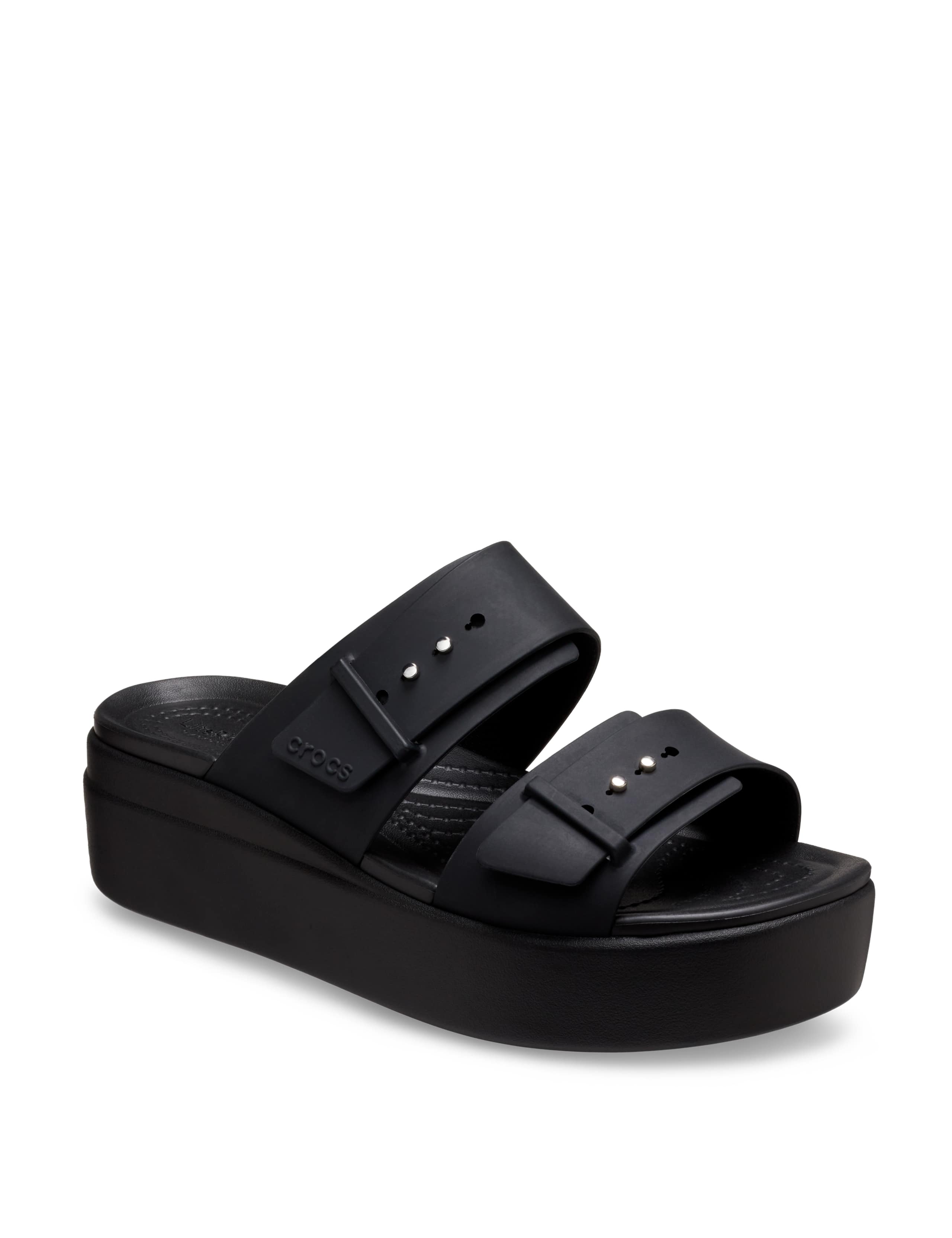 Brooklyn Buckle Wedge Sandals | Crocs | M&S