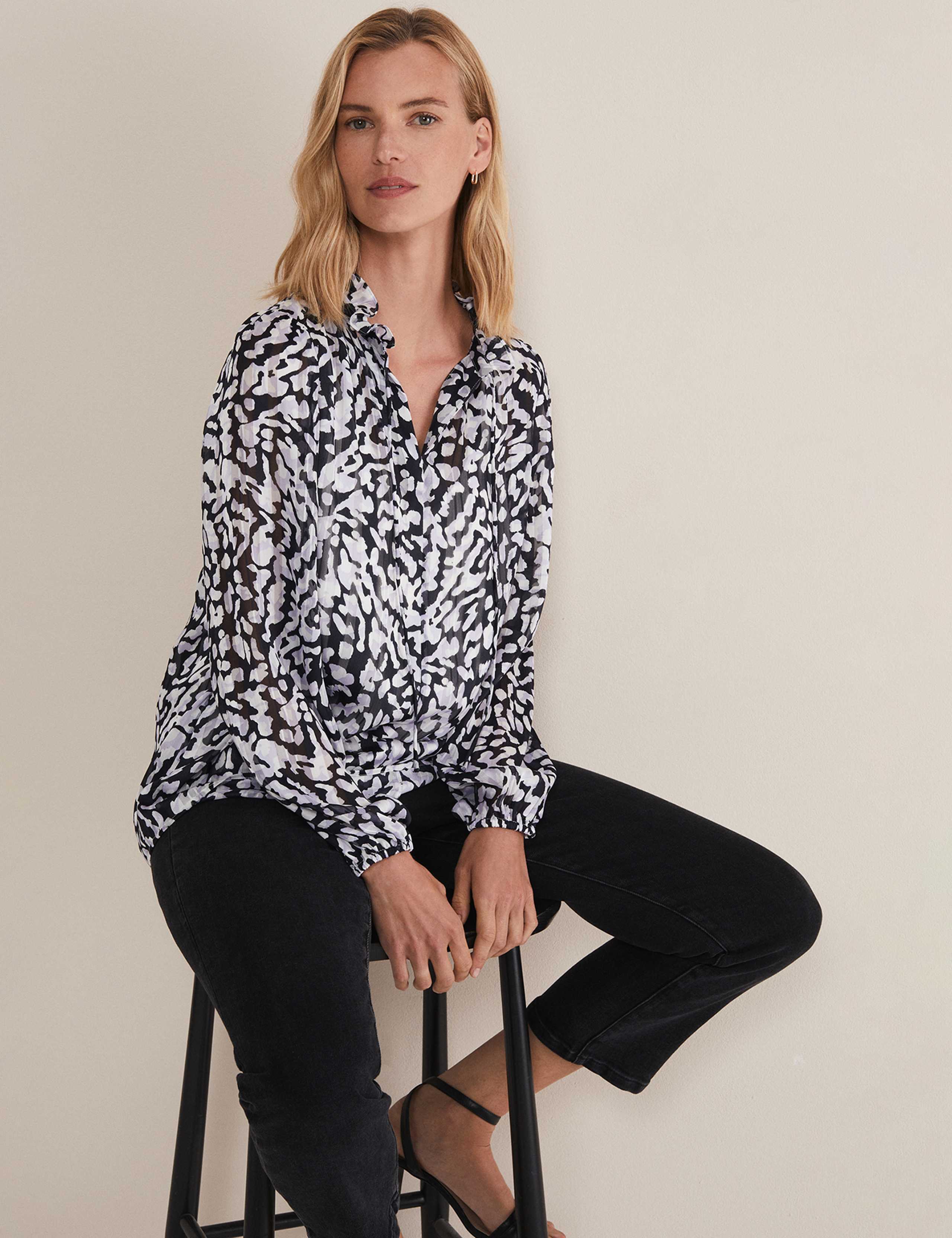 Printed Shell Top | Phase Eight | M&S