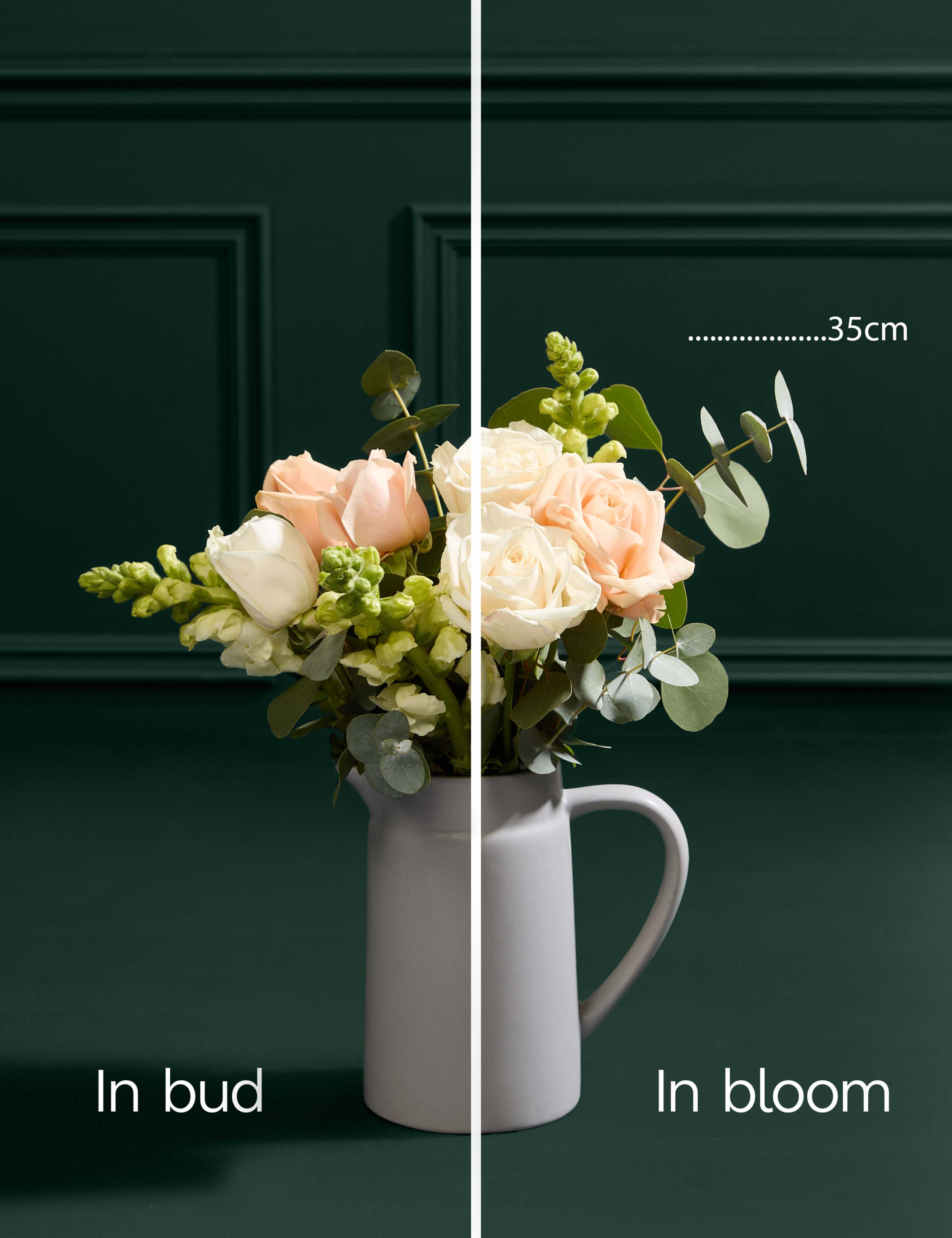 Easter Rose & Antirhinum Bouquet with Jug | M&S Collection | M&S