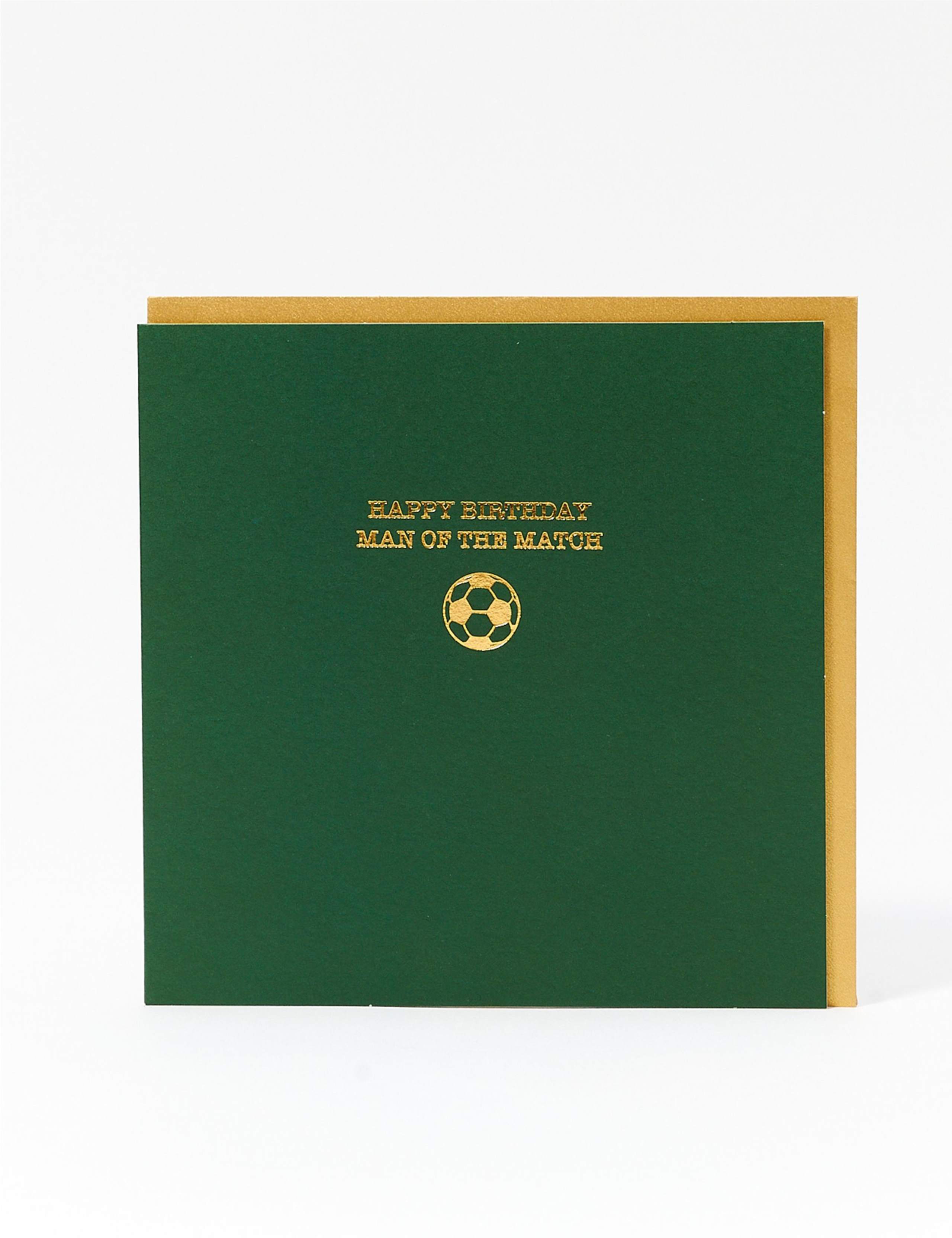 Man Of The Match Birthday Card | M&S