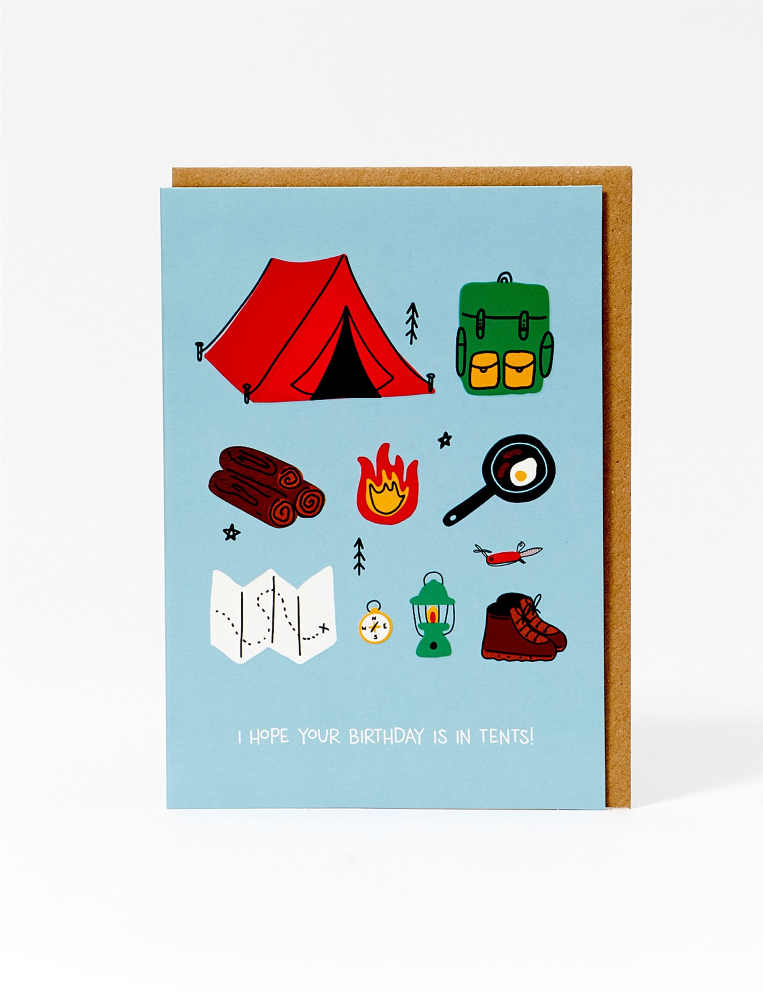 Camping Themed Birthday Card | M&S