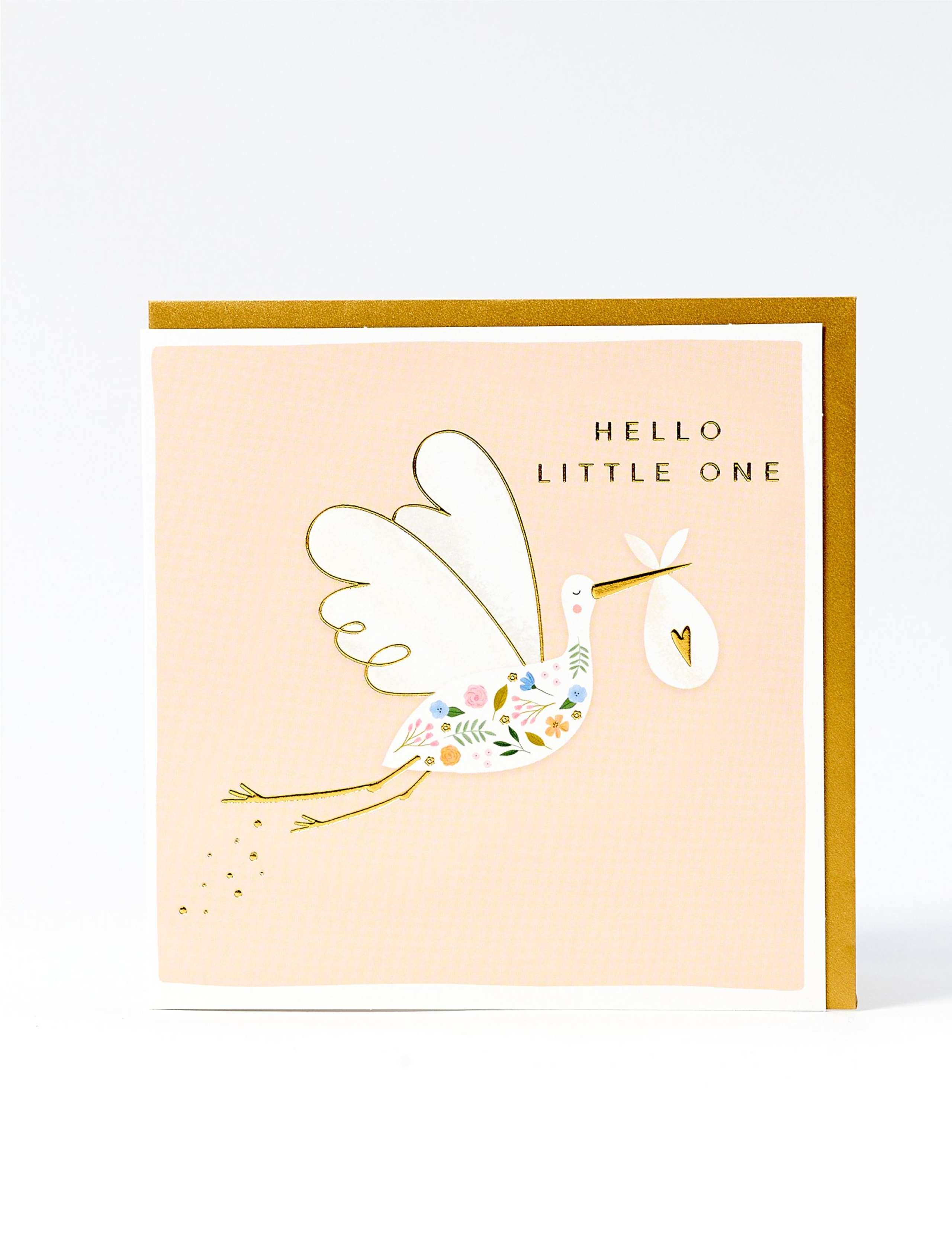 Stork New Baby Card | M&S