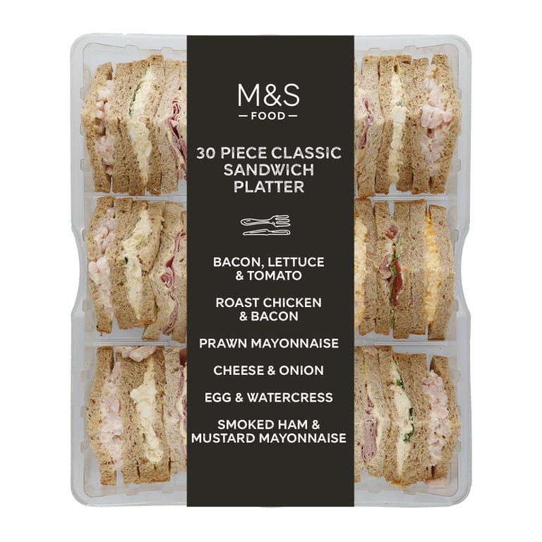 Classic Sandwich Selection (30 Pieces) | M&S