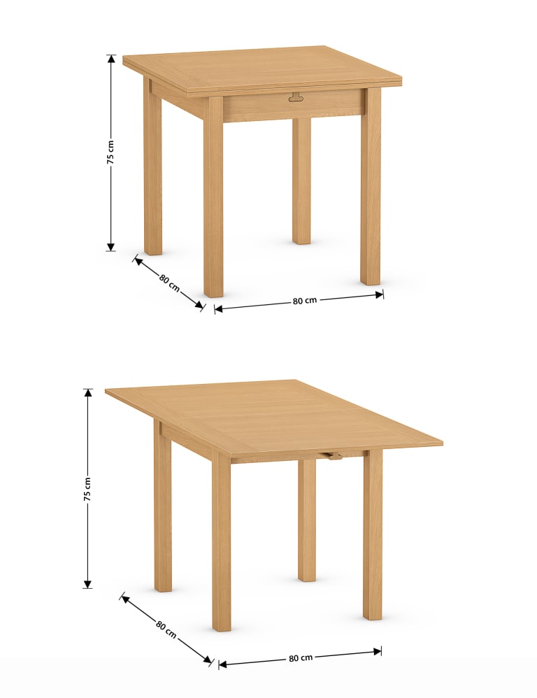 80cm flip top dining table store