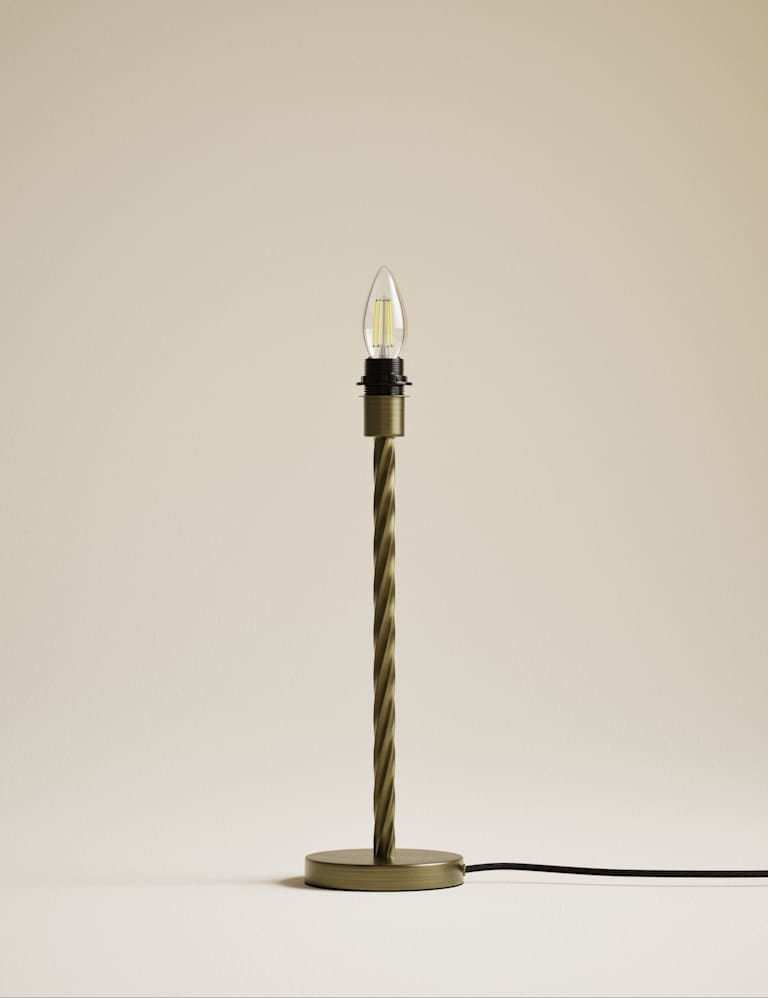 Metal Twisted Table Lamp Base | M&S Collection | M&S