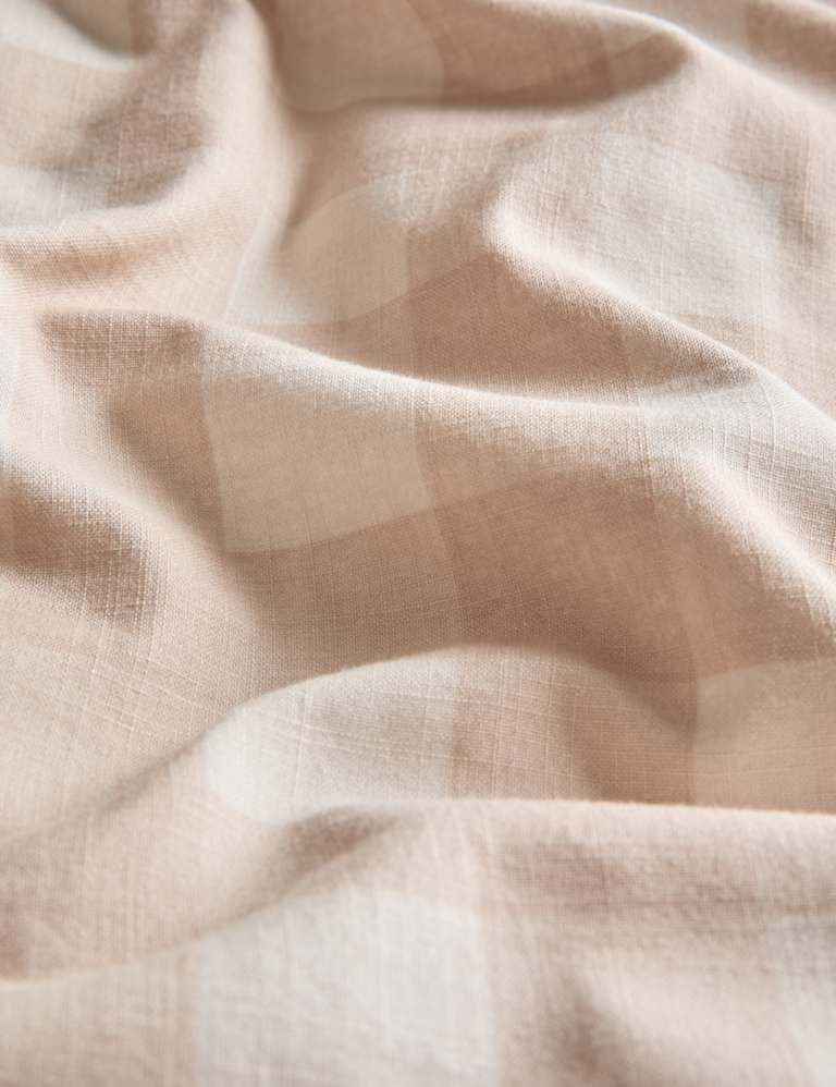Pure Cotton Gingham Bedding Set | M&S Collection | M&S